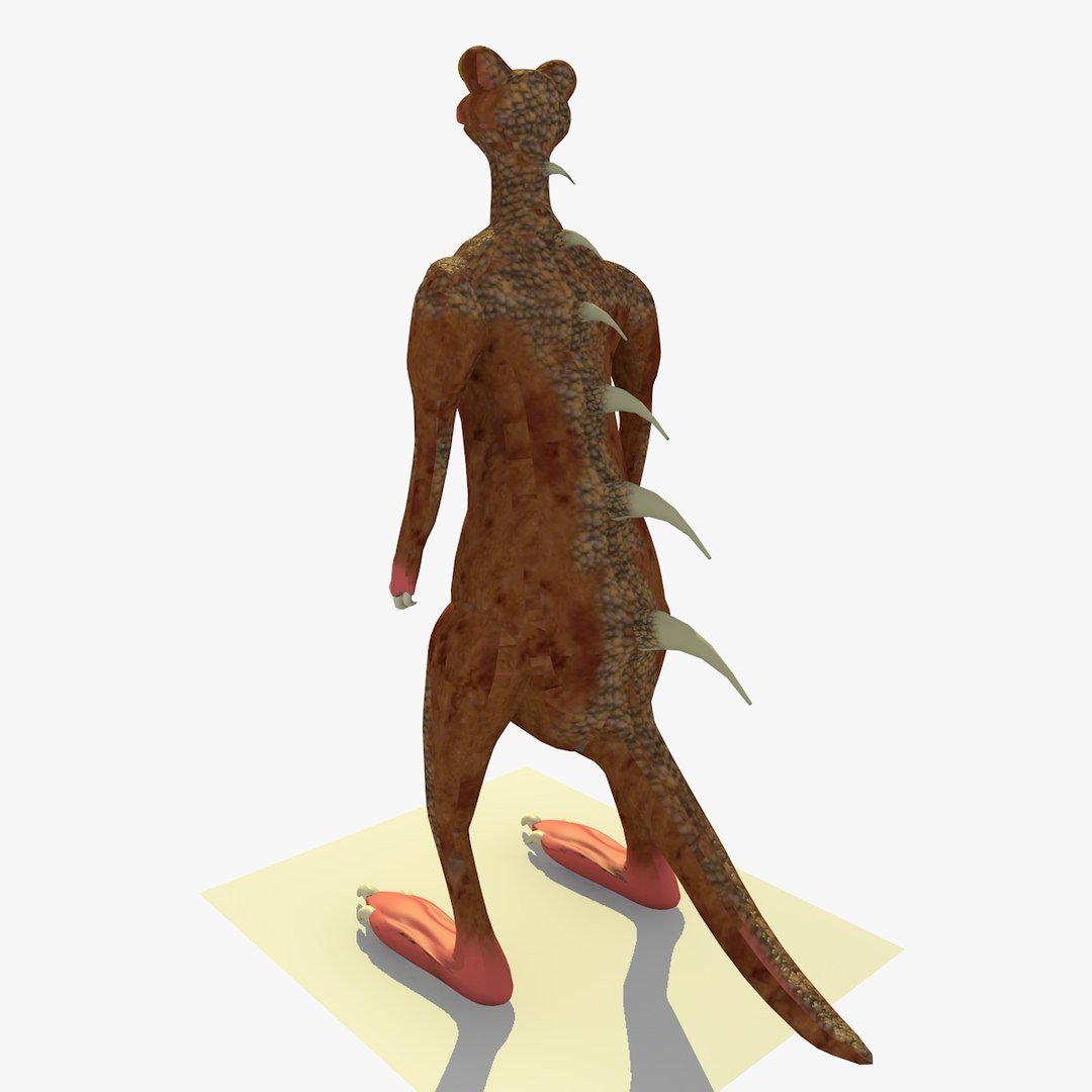 3d Mutant Kangaroo Frog Alien