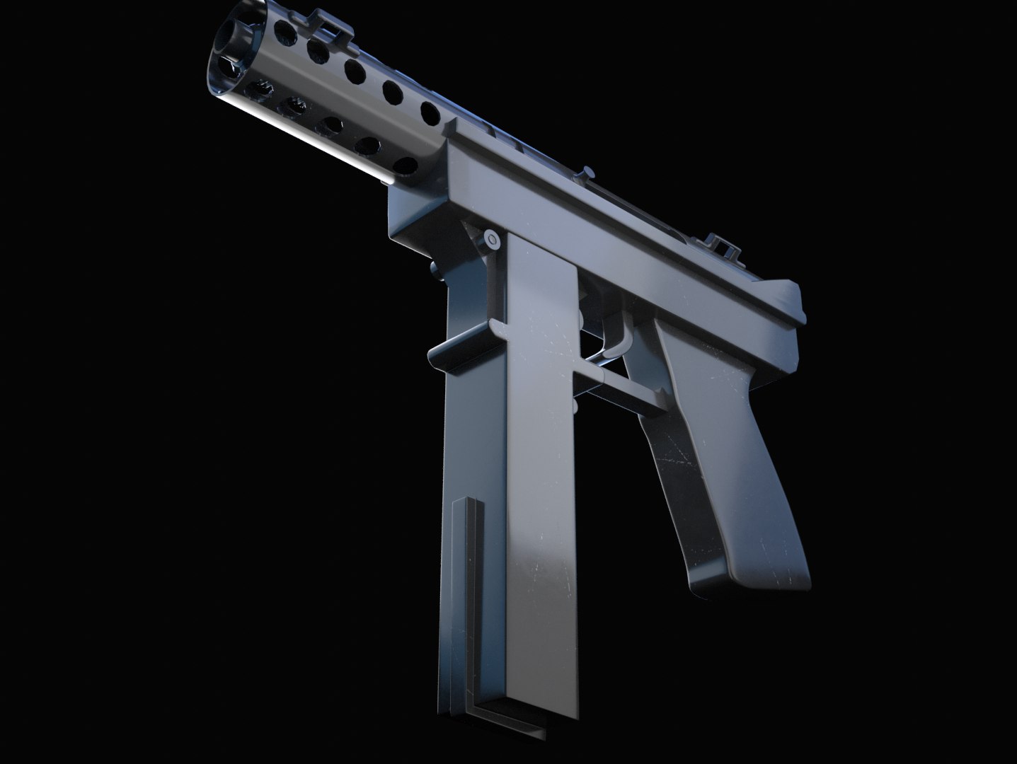 3D Tec-9 Gun - TurboSquid 1619482