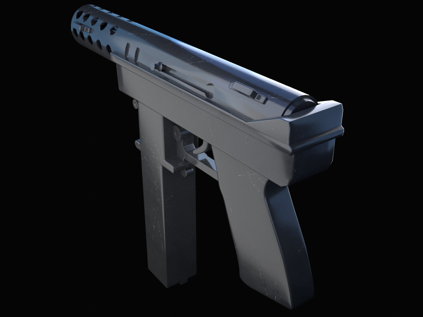 3D Tec-9 Gun - TurboSquid 1619482