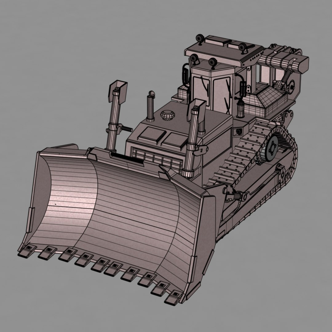 Bulldozer Dozer Model - TurboSquid 1519074