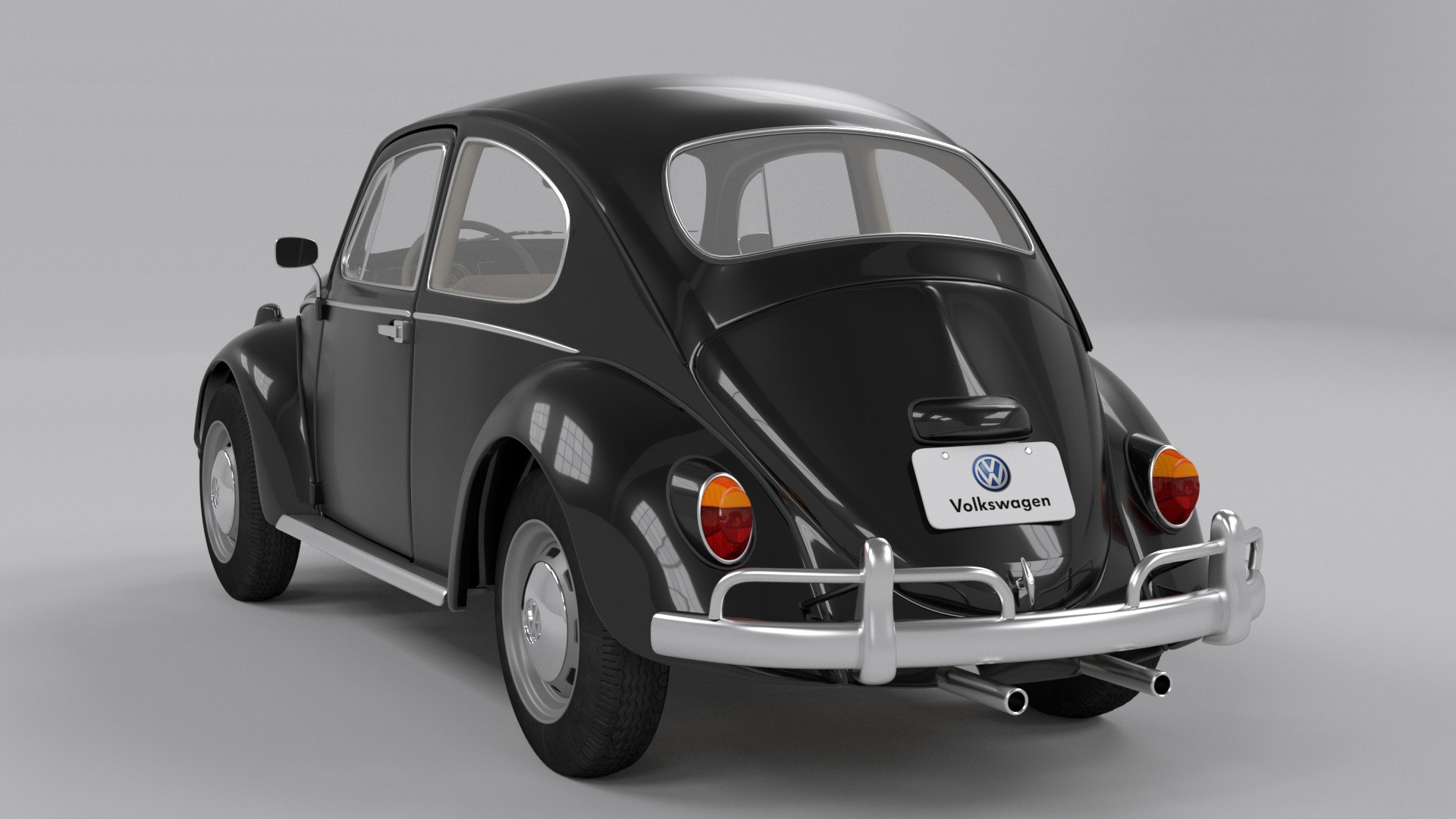 Volkswagen Beetle Fusca 1300 1963 3D Model - TurboSquid 1858783