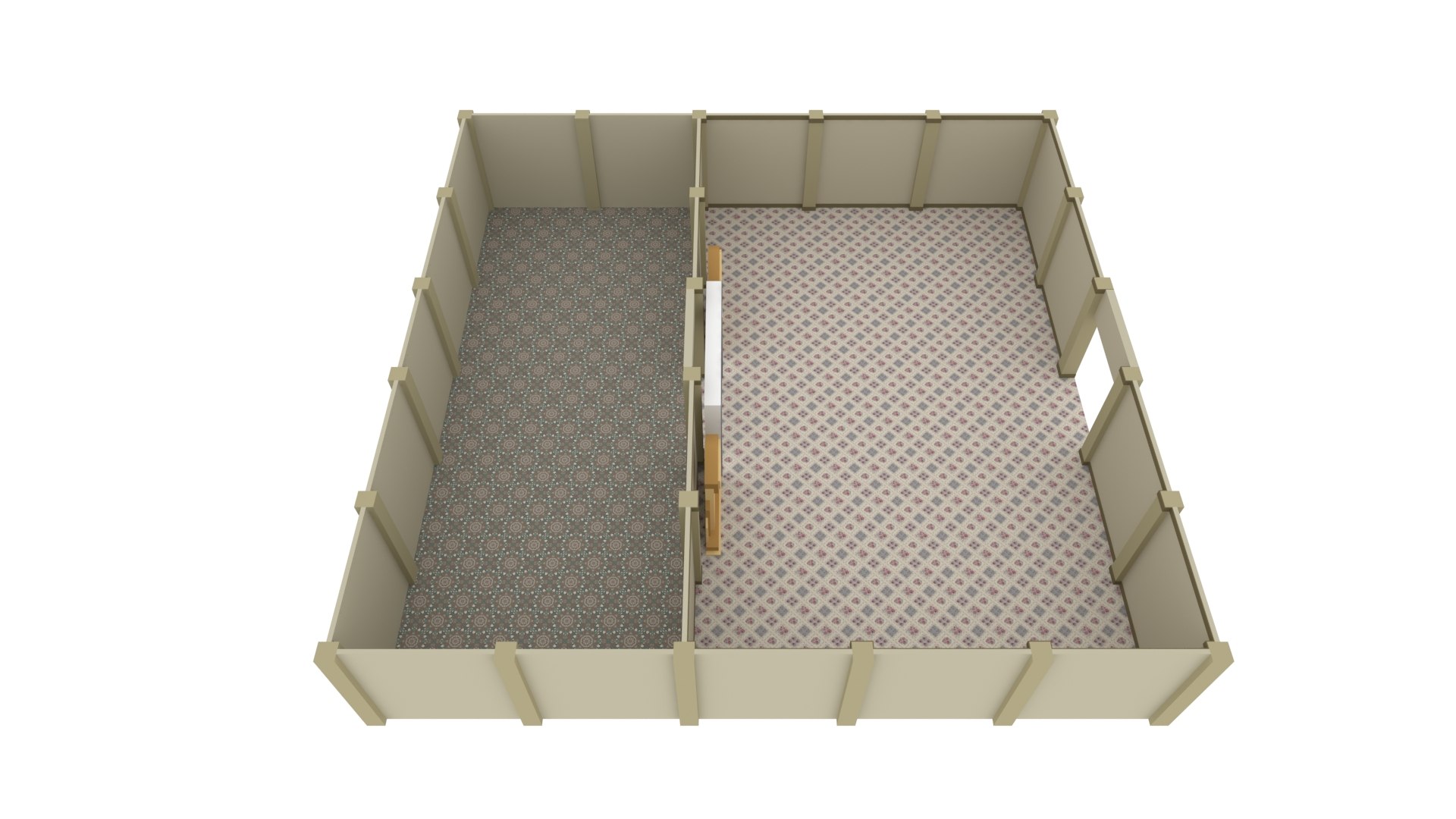 3D Gate Entrance In Lobby Room - TurboSquid 1926926