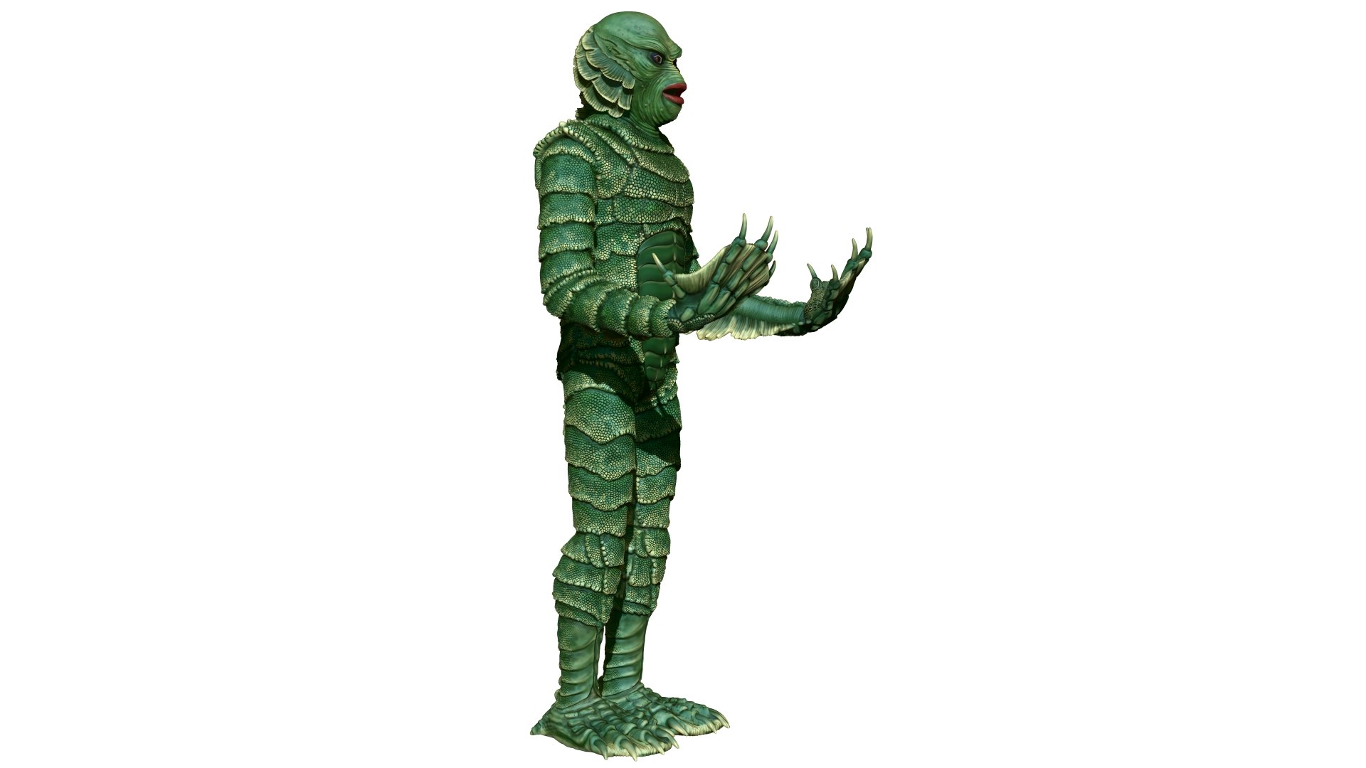 Creature From Black Lagoon 3D Model - TurboSquid 2066342
