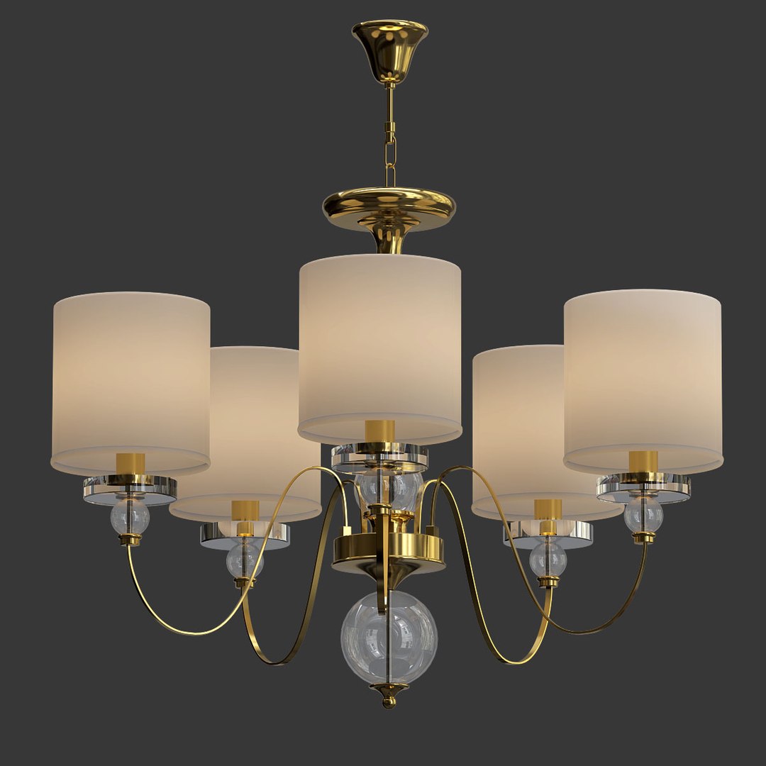 American style 5 arms model - TurboSquid 1444986