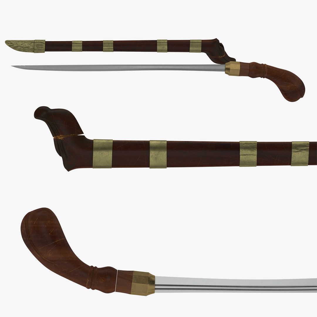 Badik Sword Model - TurboSquid 1742556