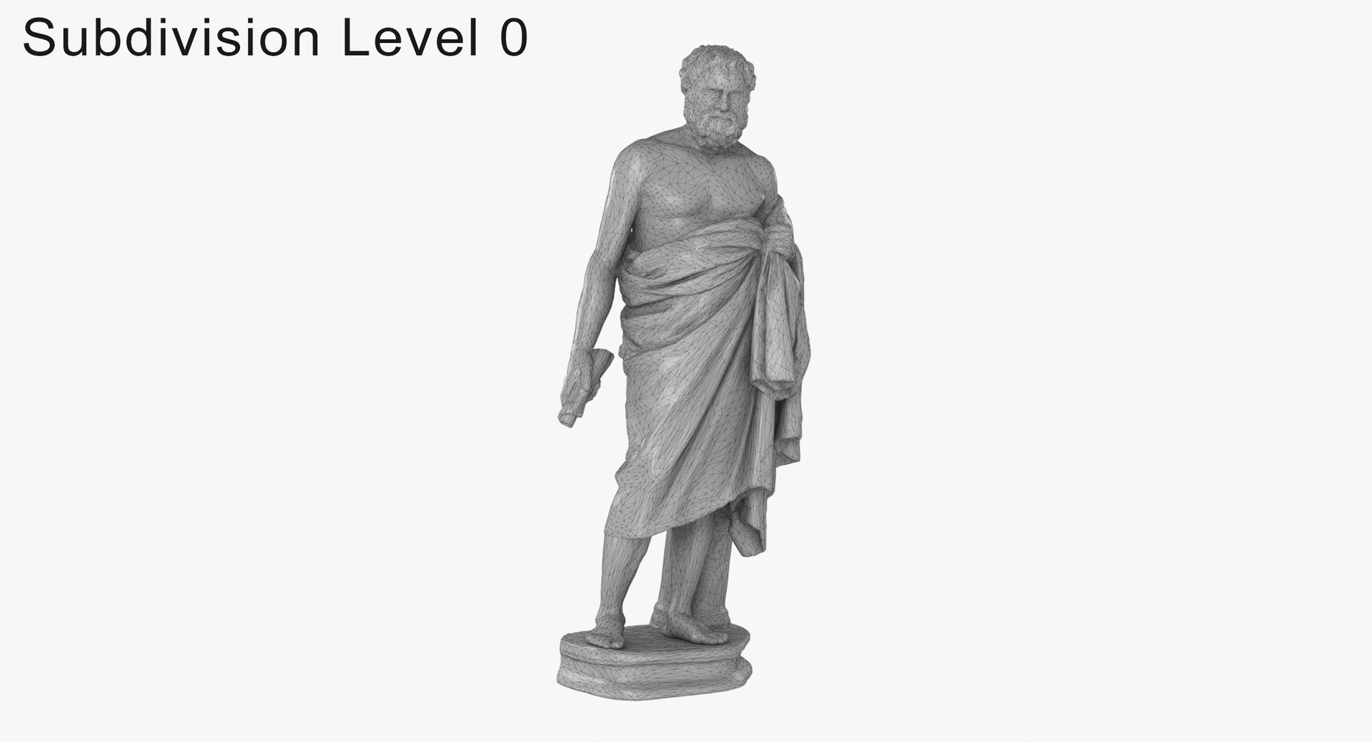 Philosopher Statue Collection 1 3D model - TurboSquid 2046841