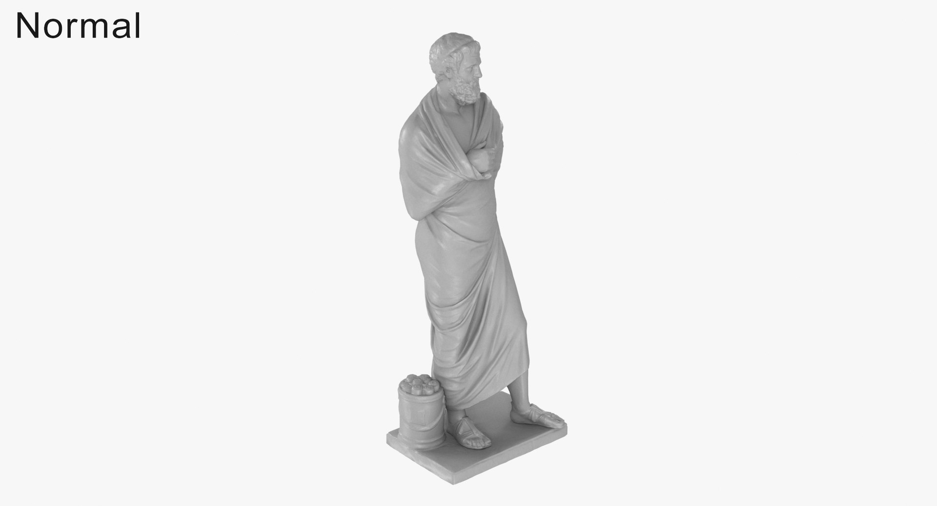 Philosopher Statue Collection 1 3D model - TurboSquid 2046841