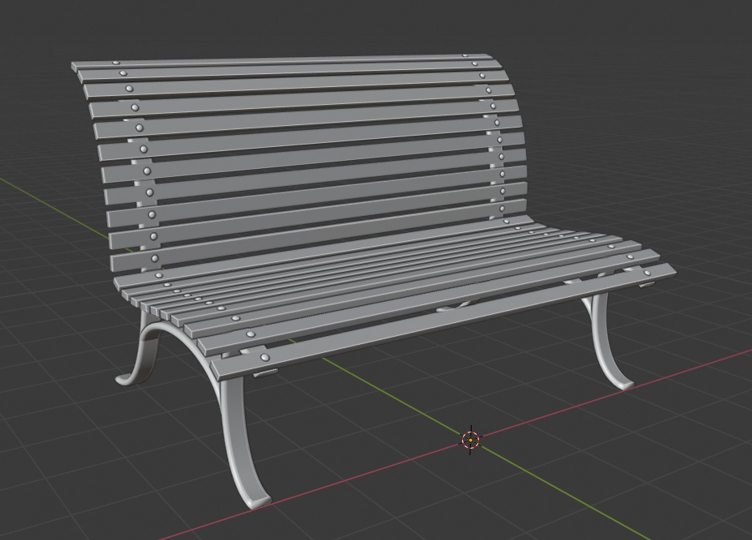 3D Model Street Bench - TurboSquid 1558295