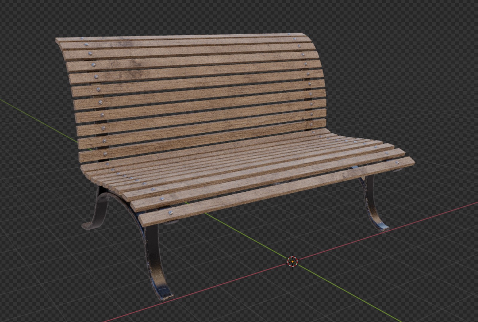 3D Model Street Bench - TurboSquid 1558295