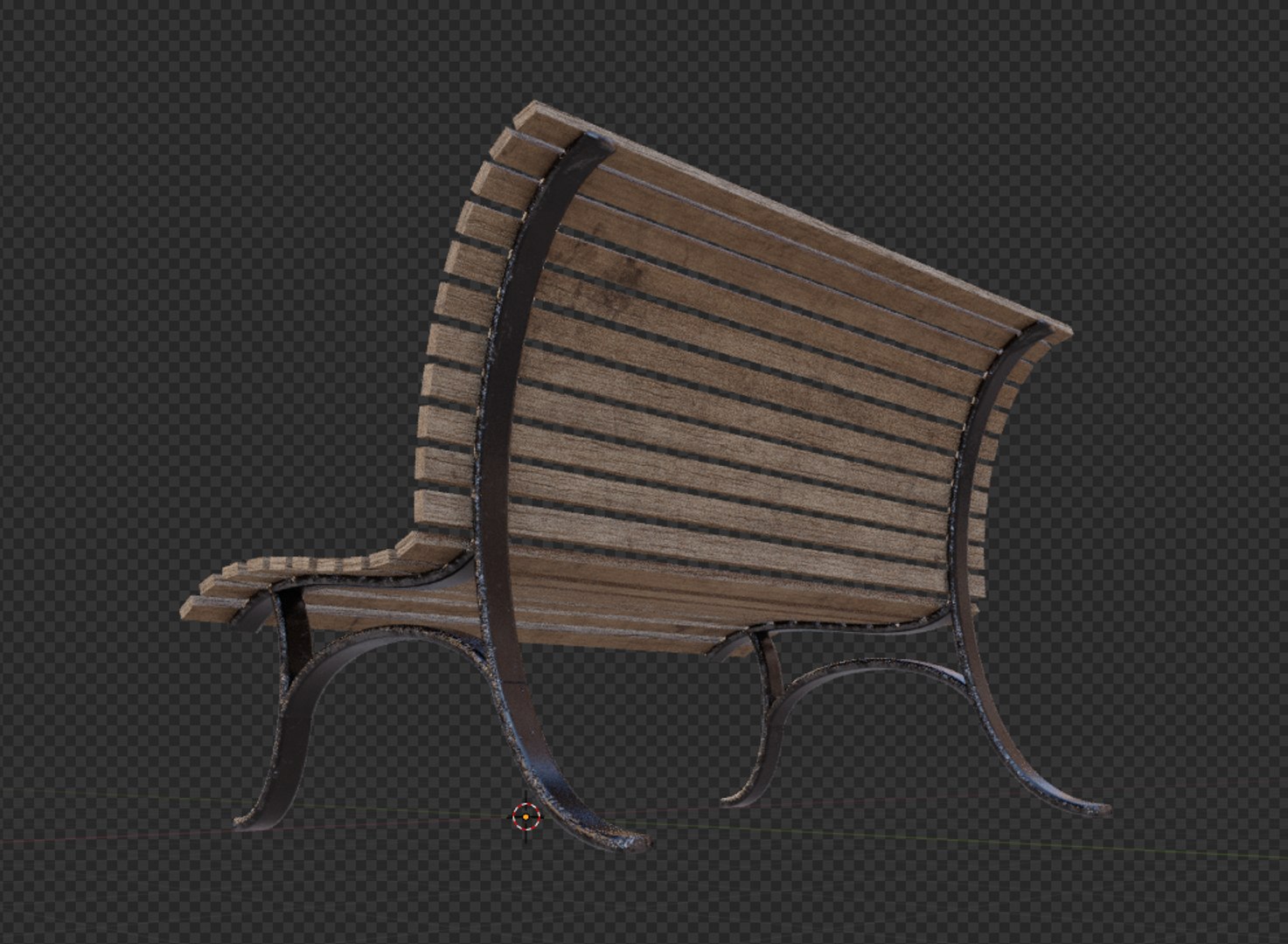 3D Model Street Bench - TurboSquid 1558295