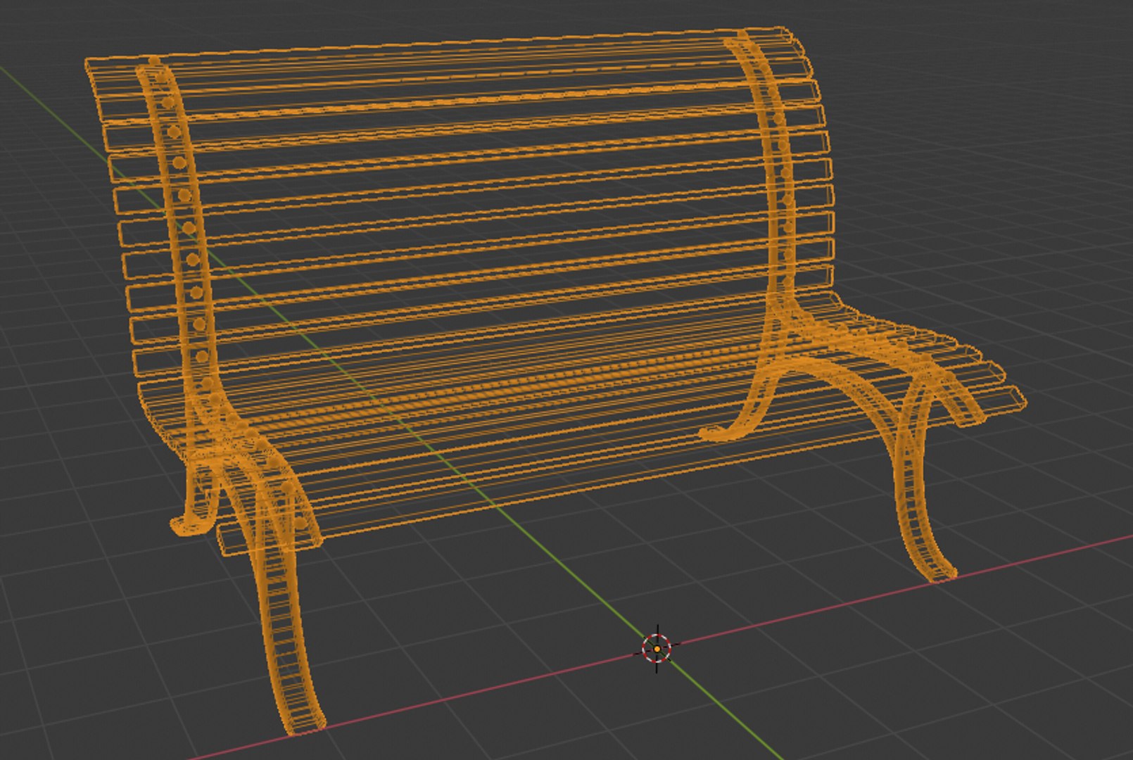 3D Model Street Bench - TurboSquid 1558295
