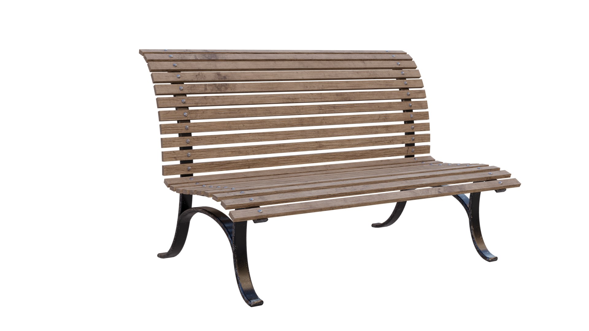3D Model Street Bench - TurboSquid 1558295