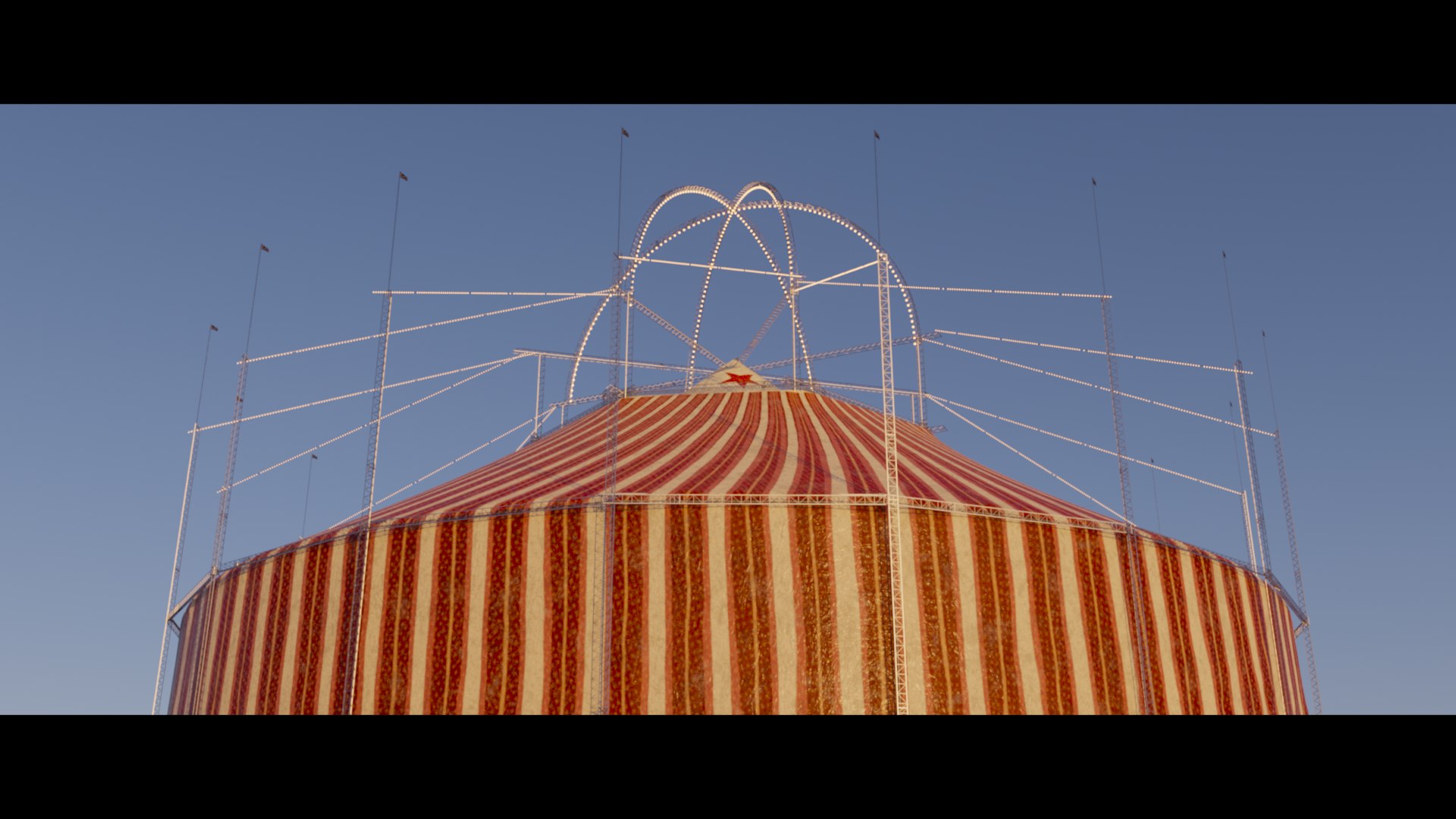 3D Circus Environment Interior And Exterior With Animated Crowd - TurboSquid 2115078