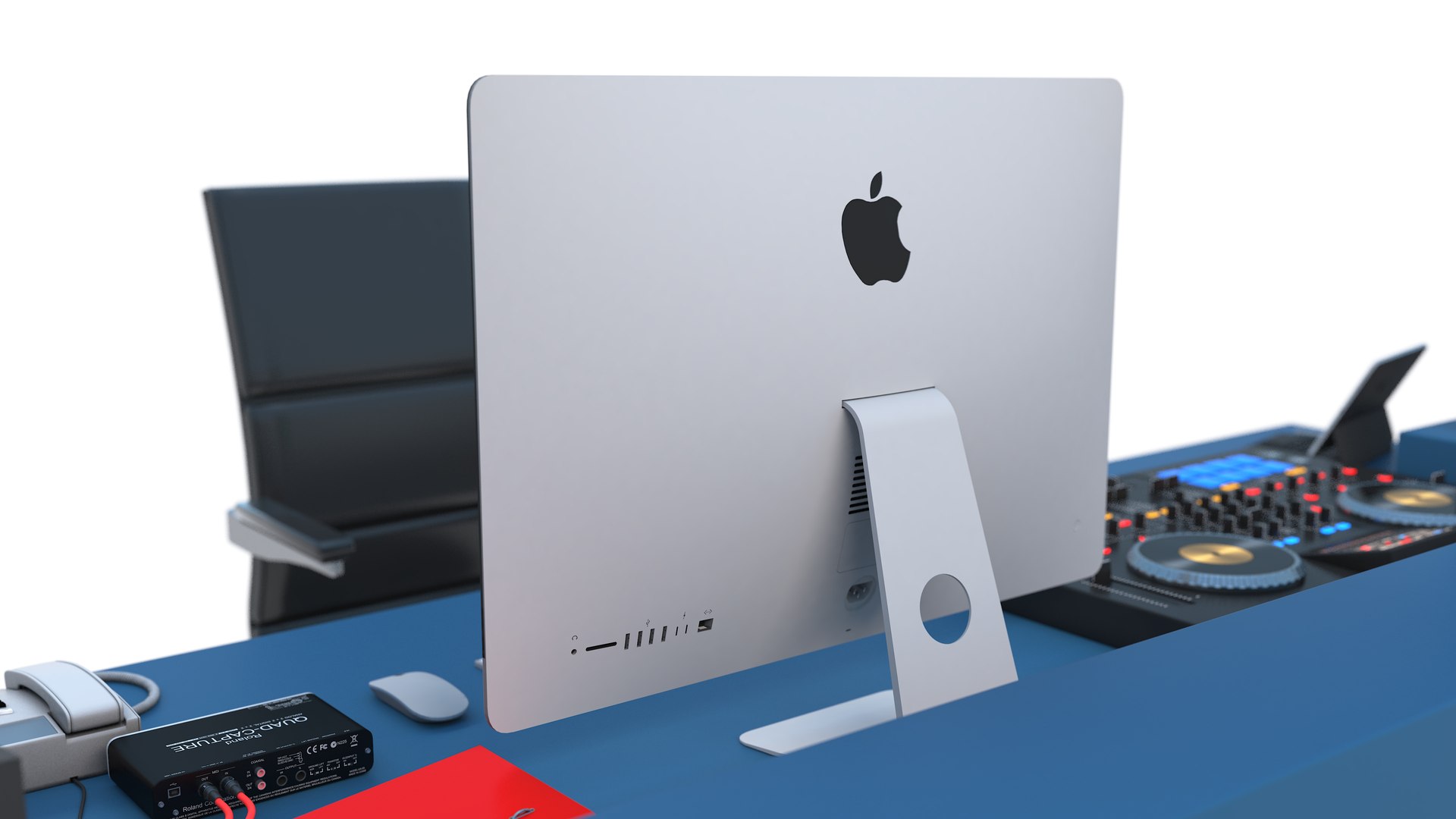 Music Studio Desk 3D Model - TurboSquid 1918721