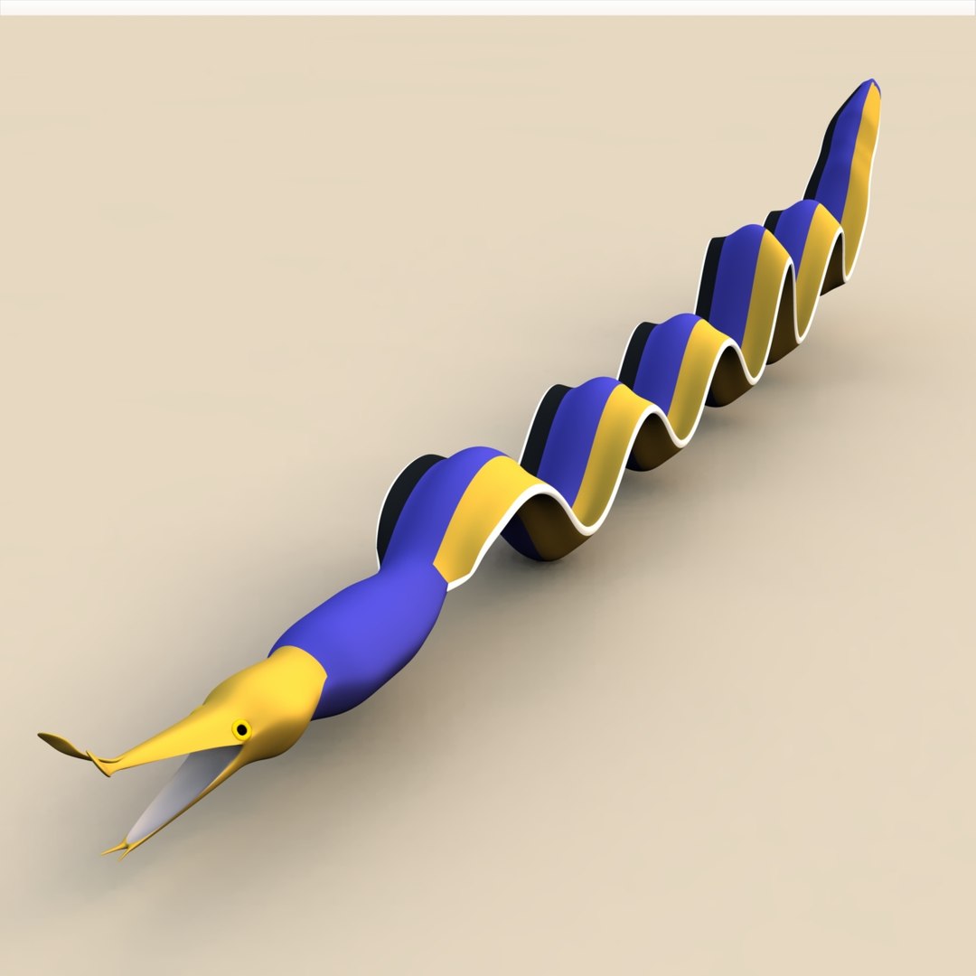 Blue Ribbon Eel 3d Model