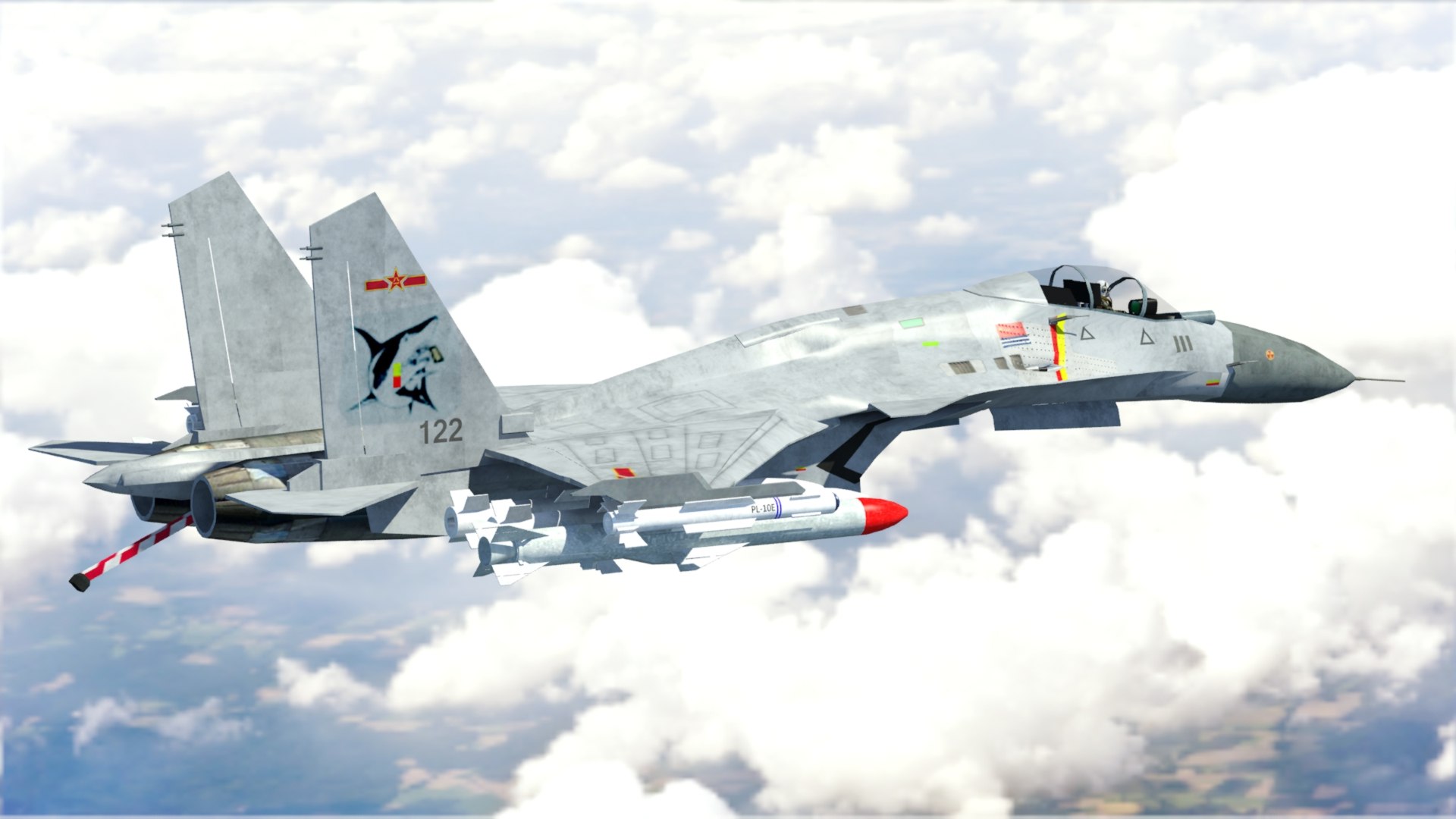 Chinese J15 Flying Shark Fighter Jet 3D Model - TurboSquid 1974285