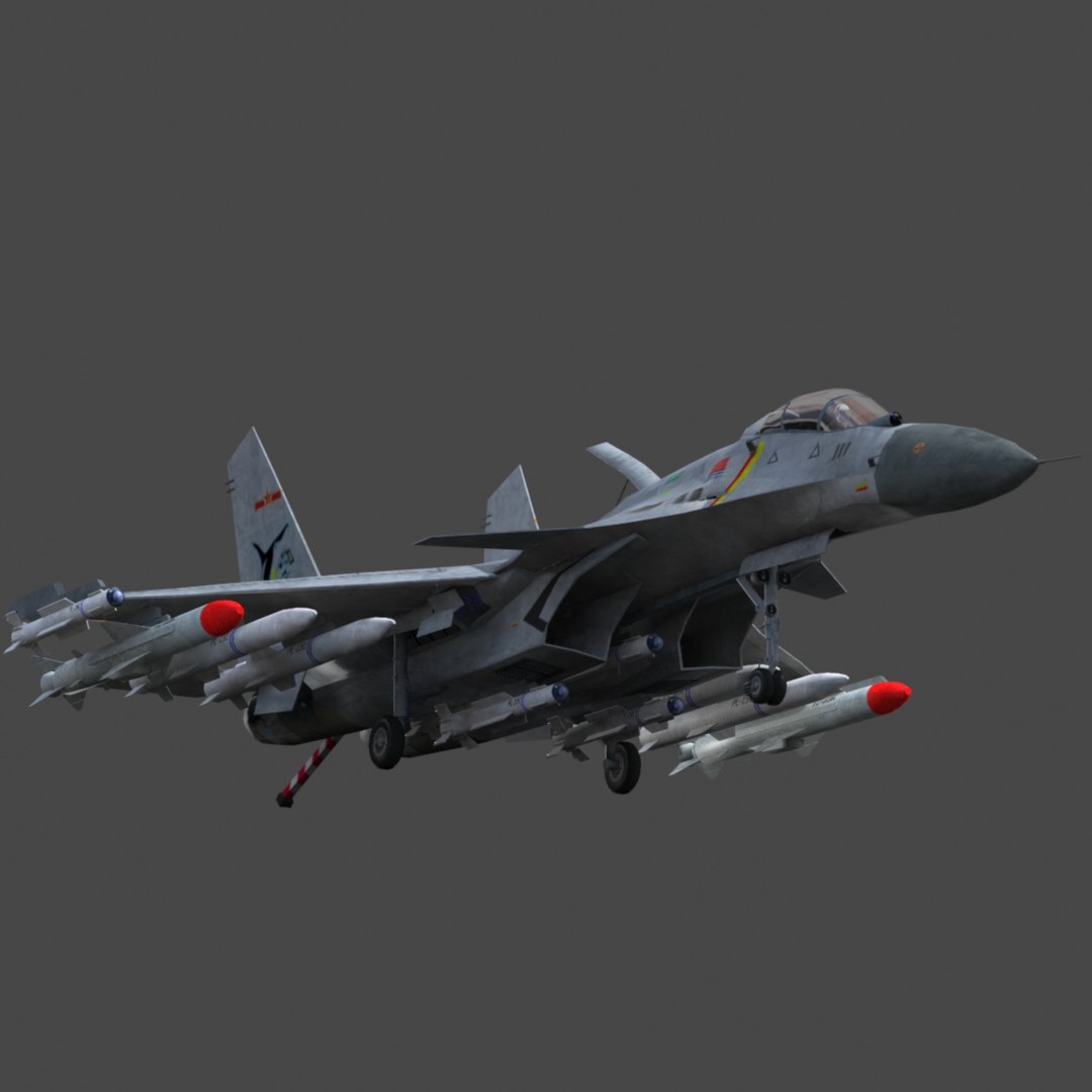 chinese j15 flying shark fighter jet3Dモデル - TurboSquid 1974285