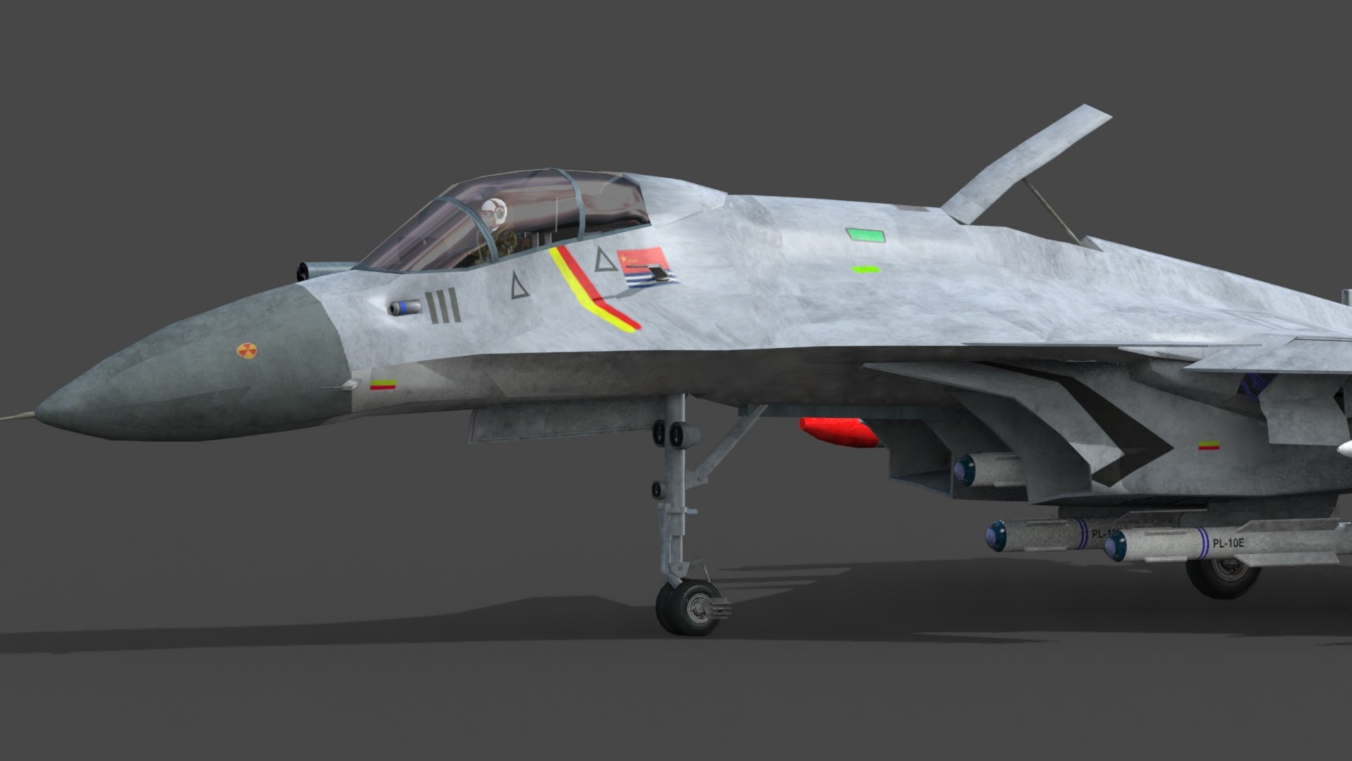 Chinese J15 Flying Shark Fighter Jet 3D Model - TurboSquid 1974285