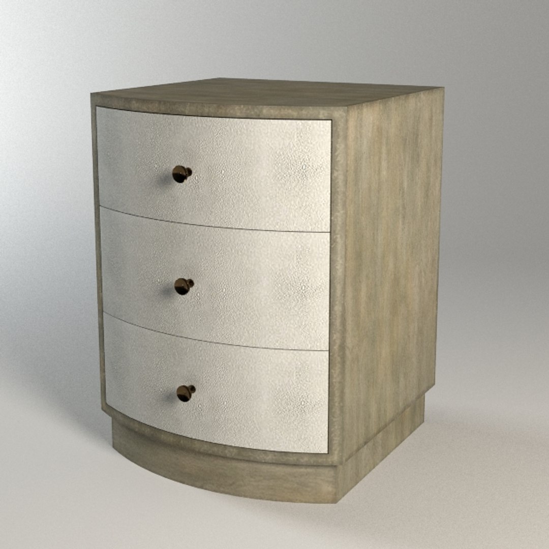 3d Finn Night Stand Model