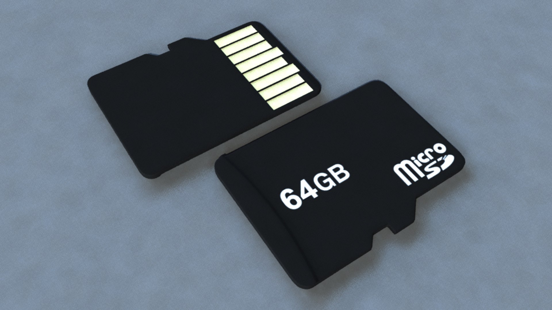 Micro Sd 3d Obj
