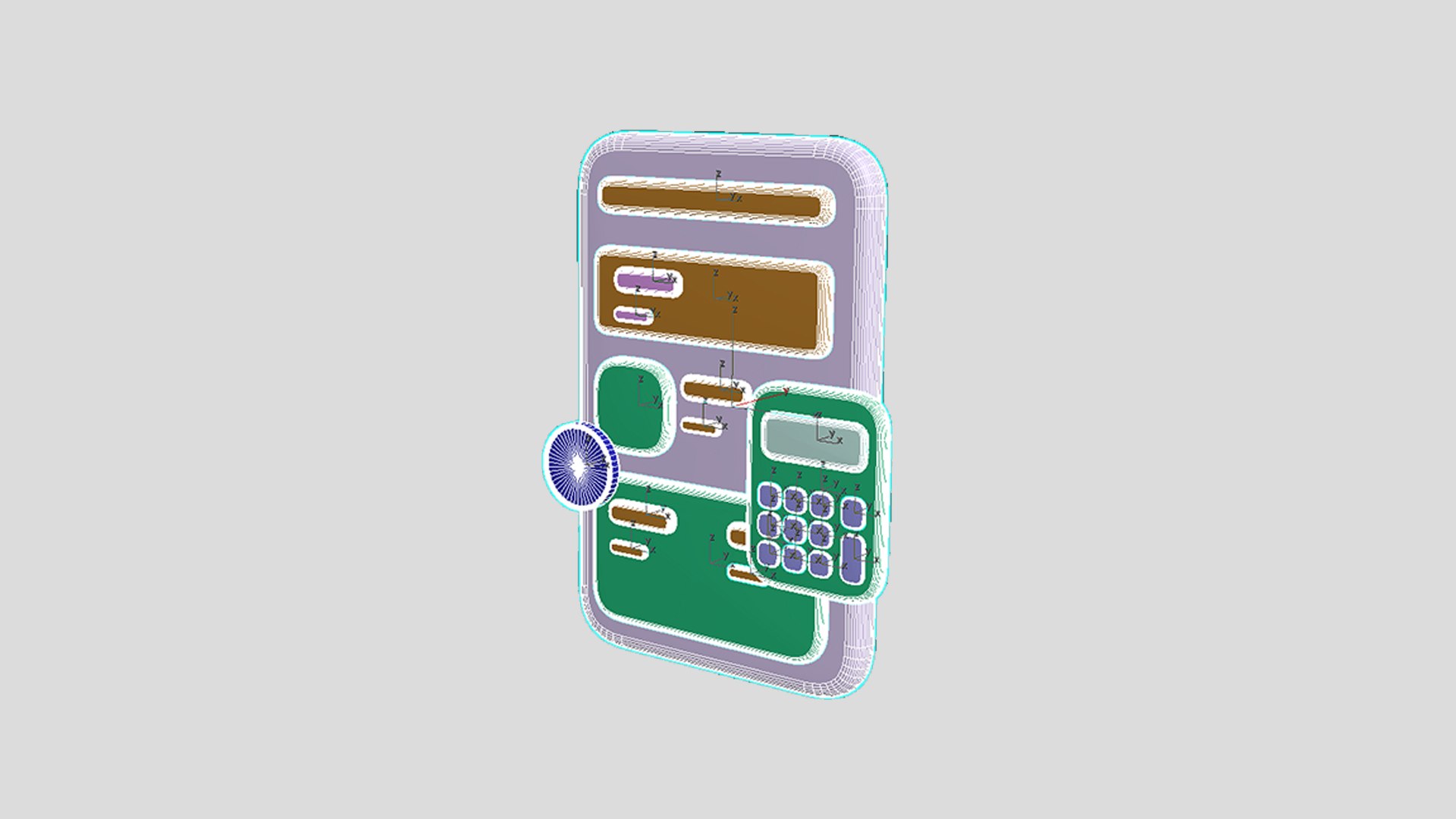 3D Account List- Calculator - Planning And Calculating Low-poly 3D Icon ...