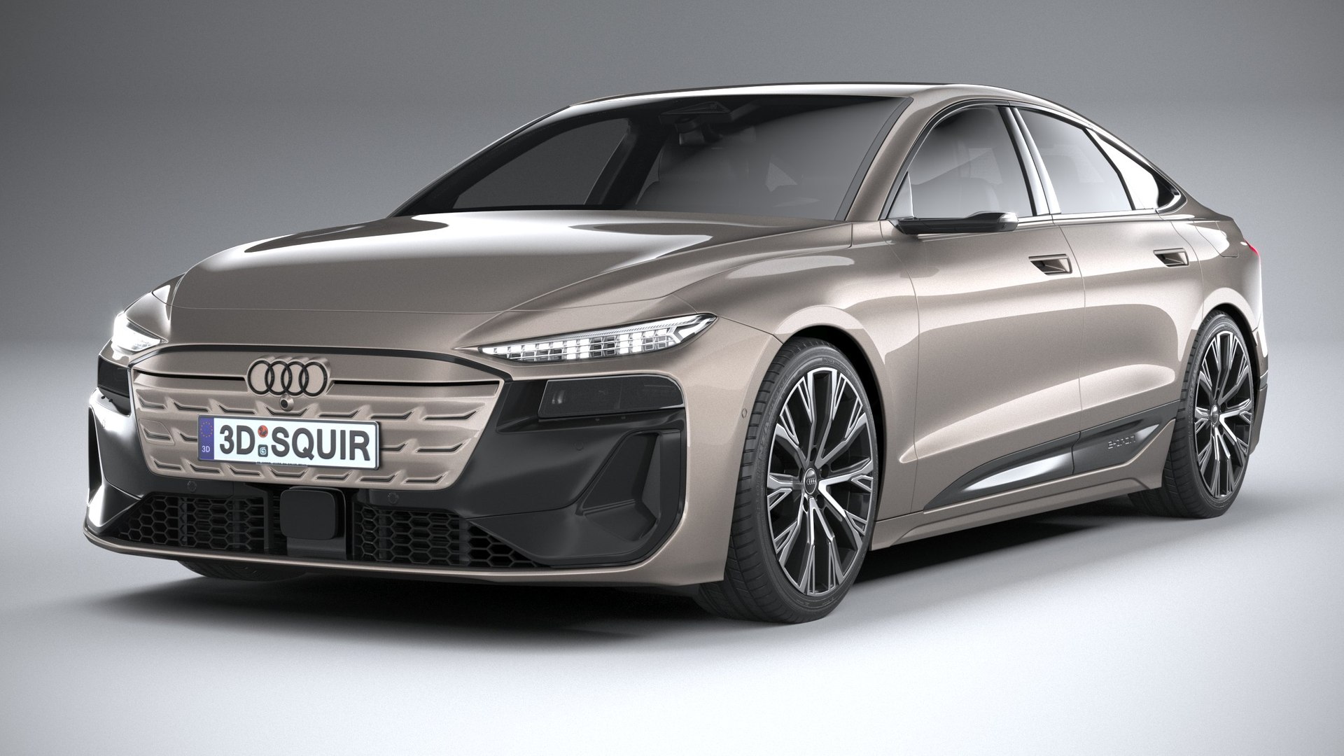 3D Model Audi A6 Sportback E-tron 2025 - TurboSquid 2274513