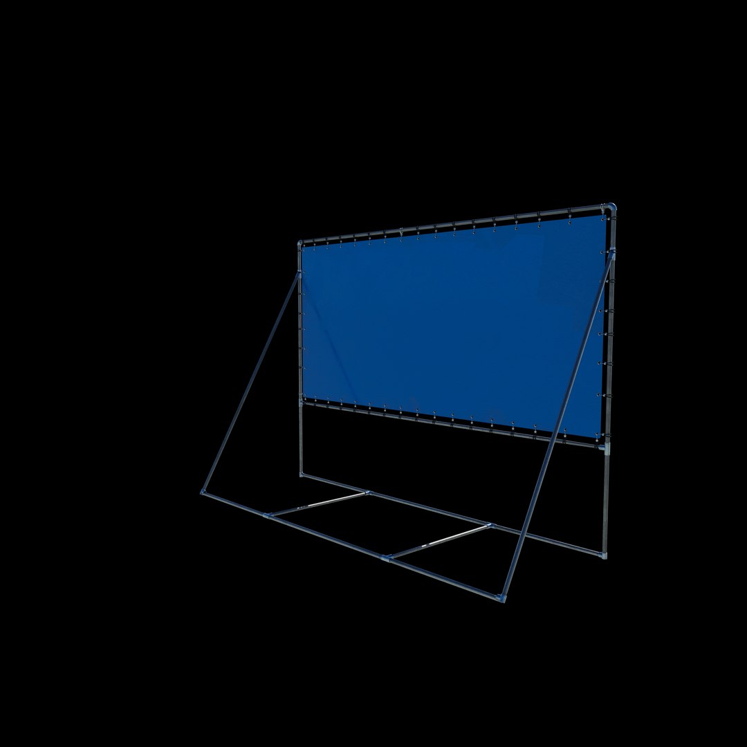 3D Tubular Frame With Tension Banner 3D Model - TurboSquid 2399030