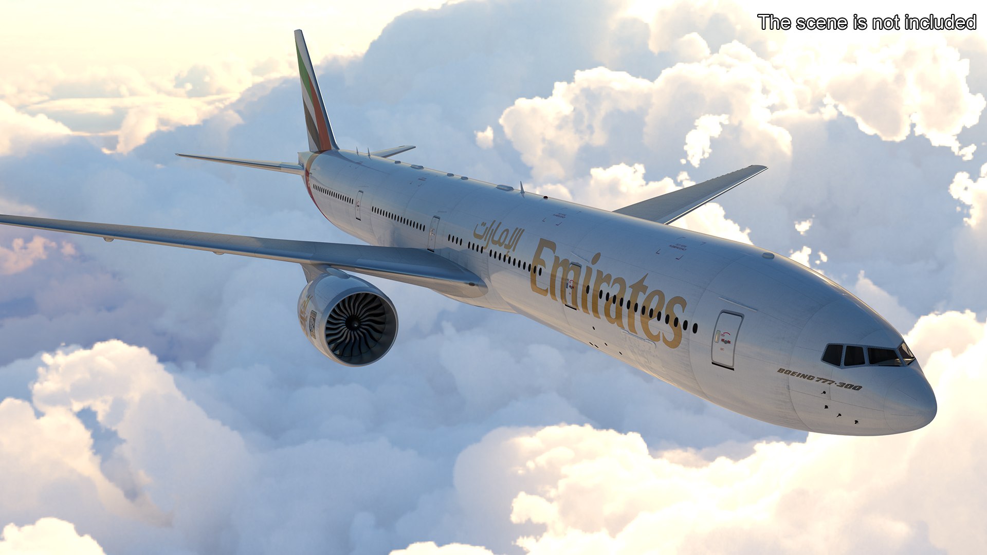 Boeing 777 Emirates Airlines Rigged For Cinema 4D 3D Model - TurboSquid ...
