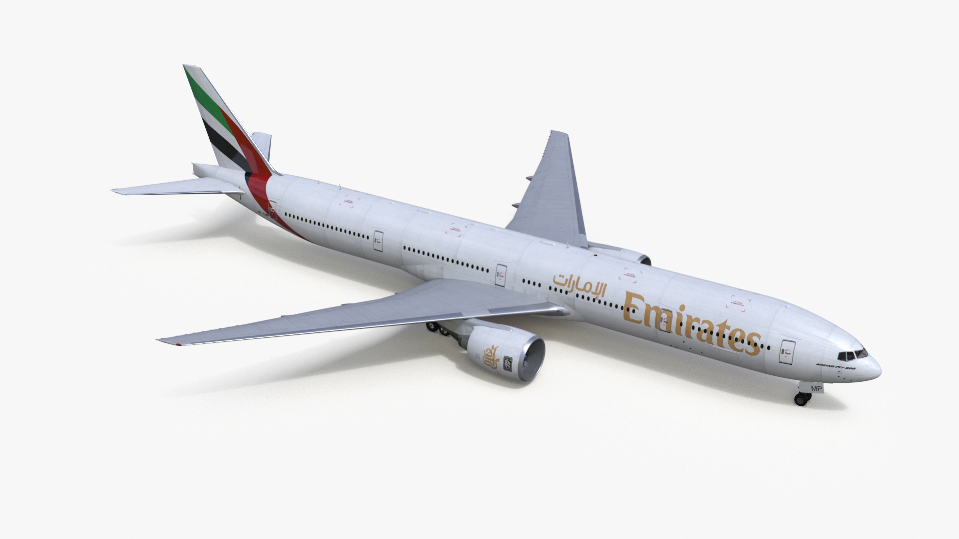 Boeing 777 Emirates Airlines Rigged For Cinema 4D 3D Model - TurboSquid ...