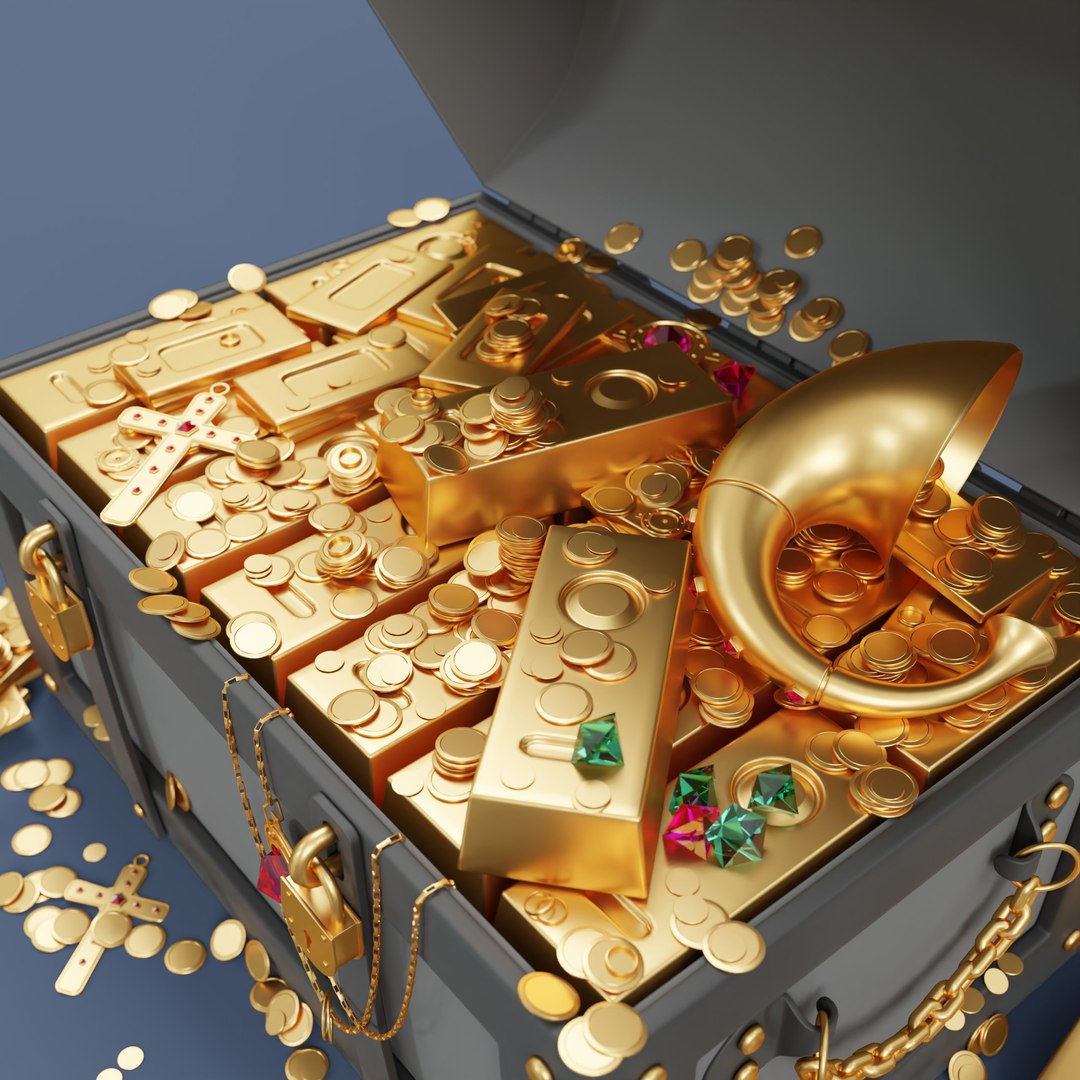 3D Treasure Model - TurboSquid 2245599
