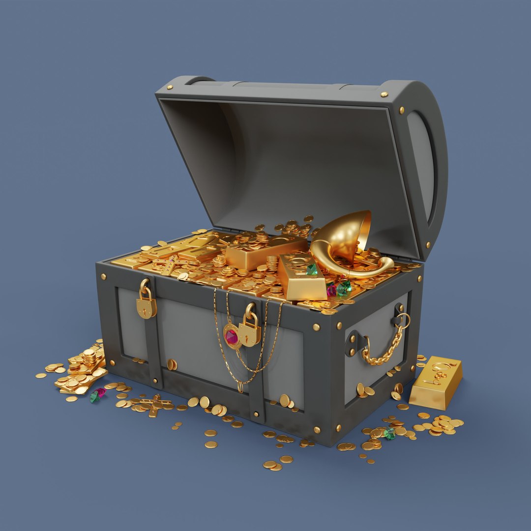 3D Treasure Model - TurboSquid 2245599