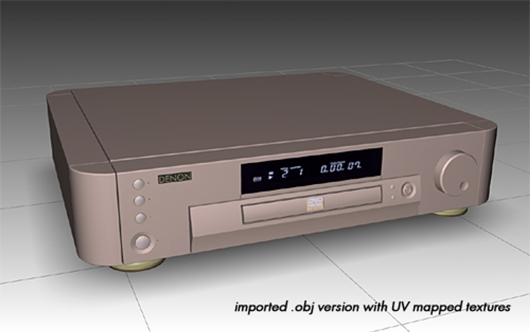 3d dvd player model