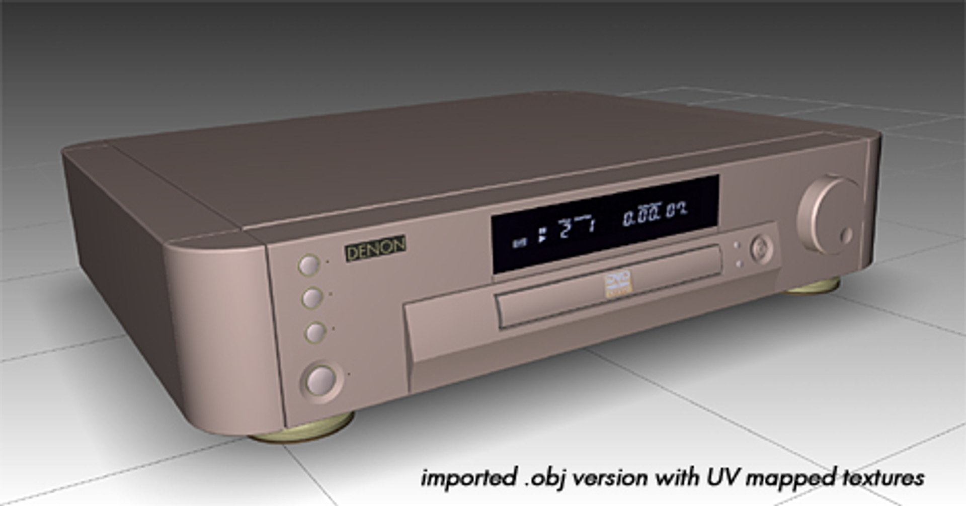 3d dvd player model