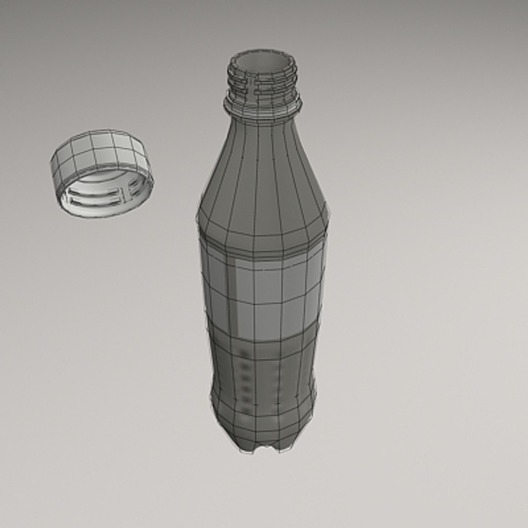 sprite plastic bottle 3d model