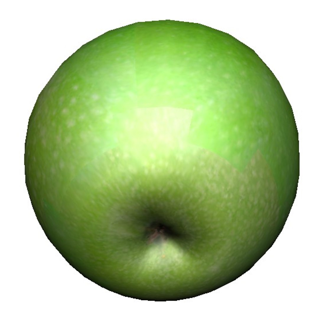 3D Green Apple Model - TurboSquid 1260408