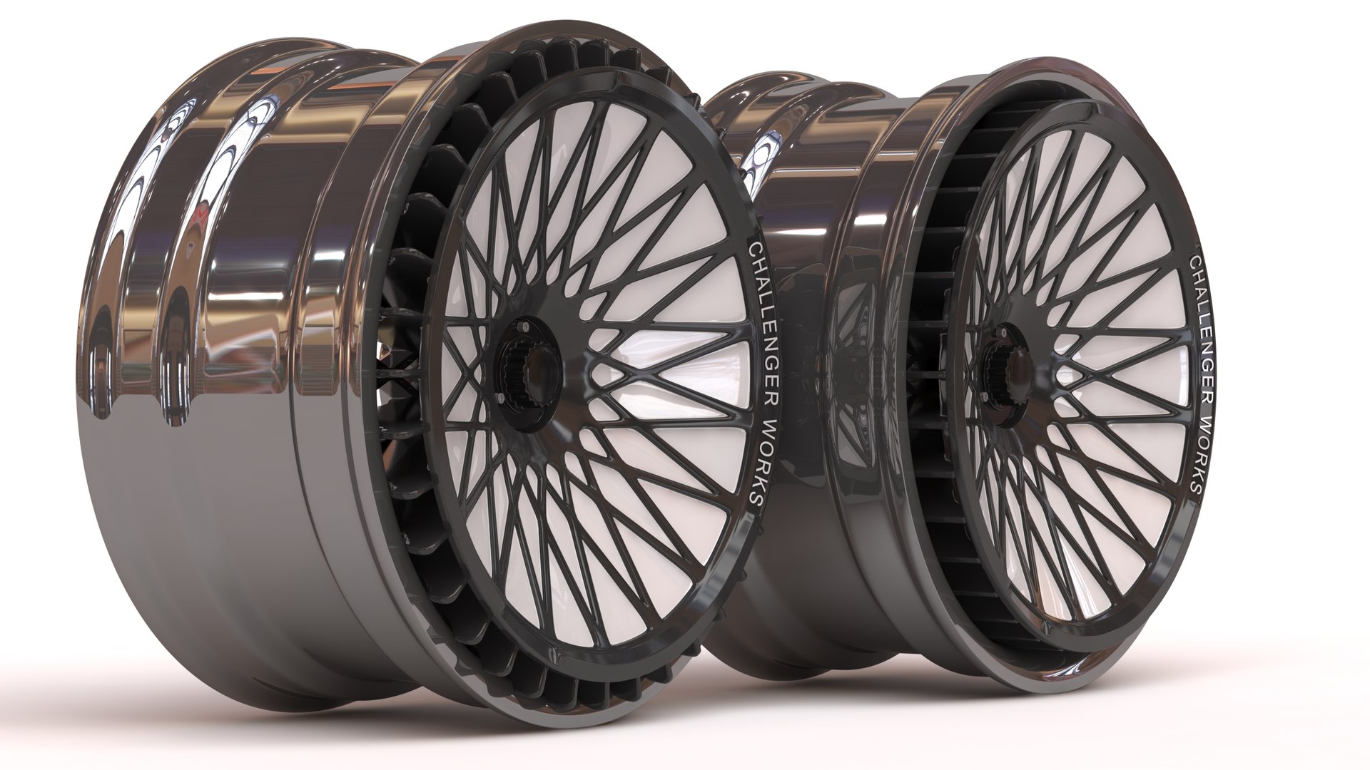 3D Turbofan Rim Printable Five Parts Printable Model - TurboSquid 1897992