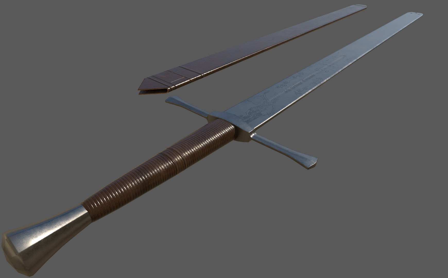 Historically Executioner Sword 3D Model - TurboSquid 1425132