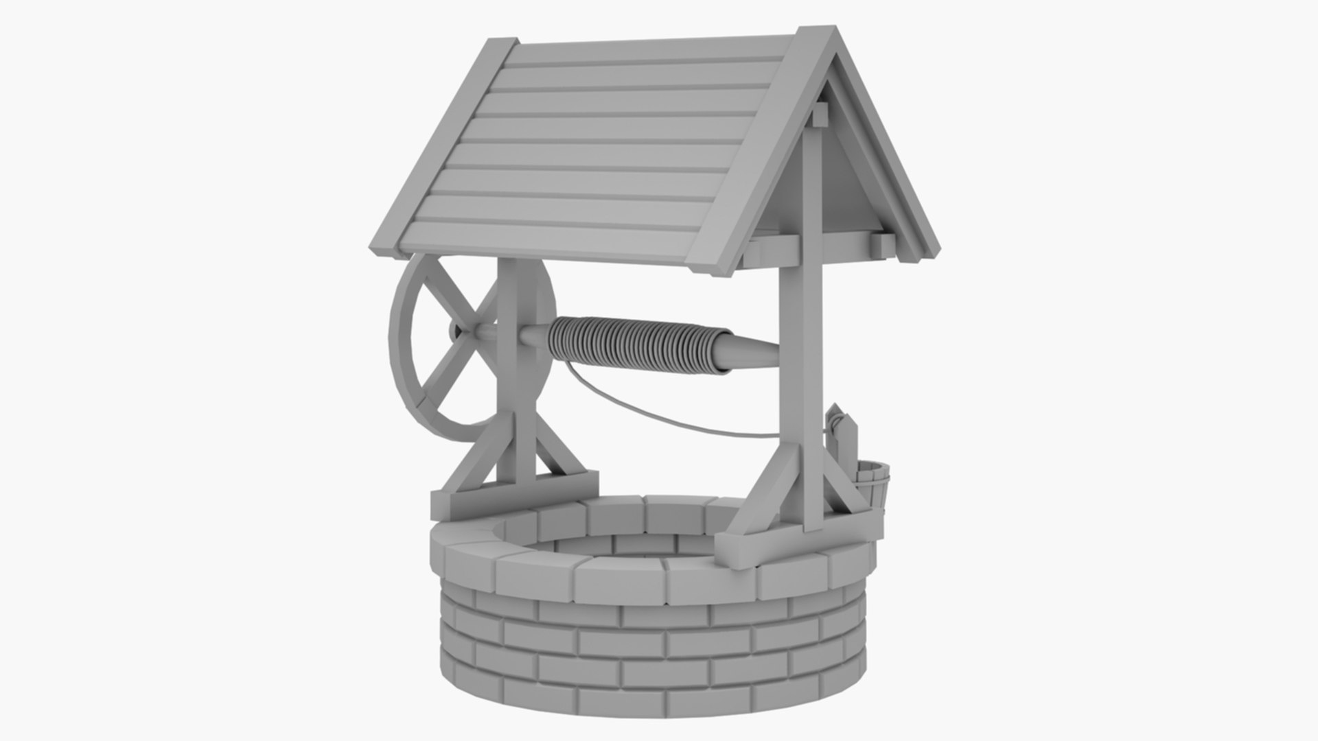 3D Well 01 - TurboSquid 1871374