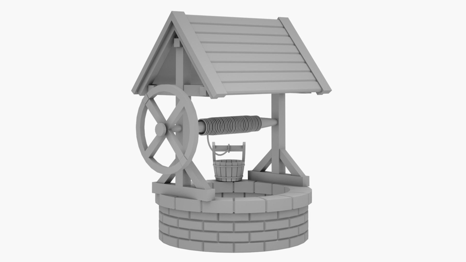 3D Well 01 - TurboSquid 1871374