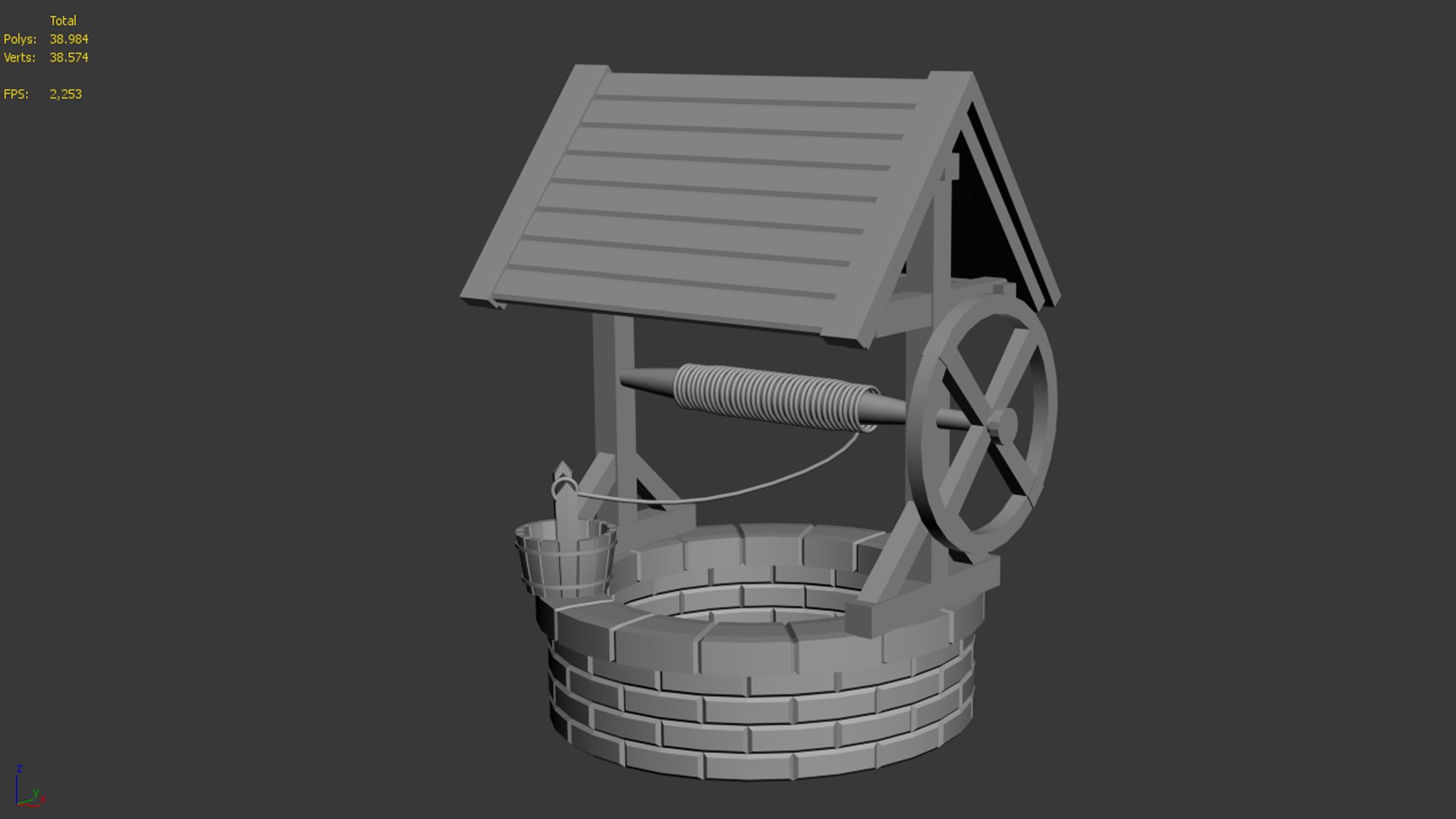 3D Well 01 - TurboSquid 1871374