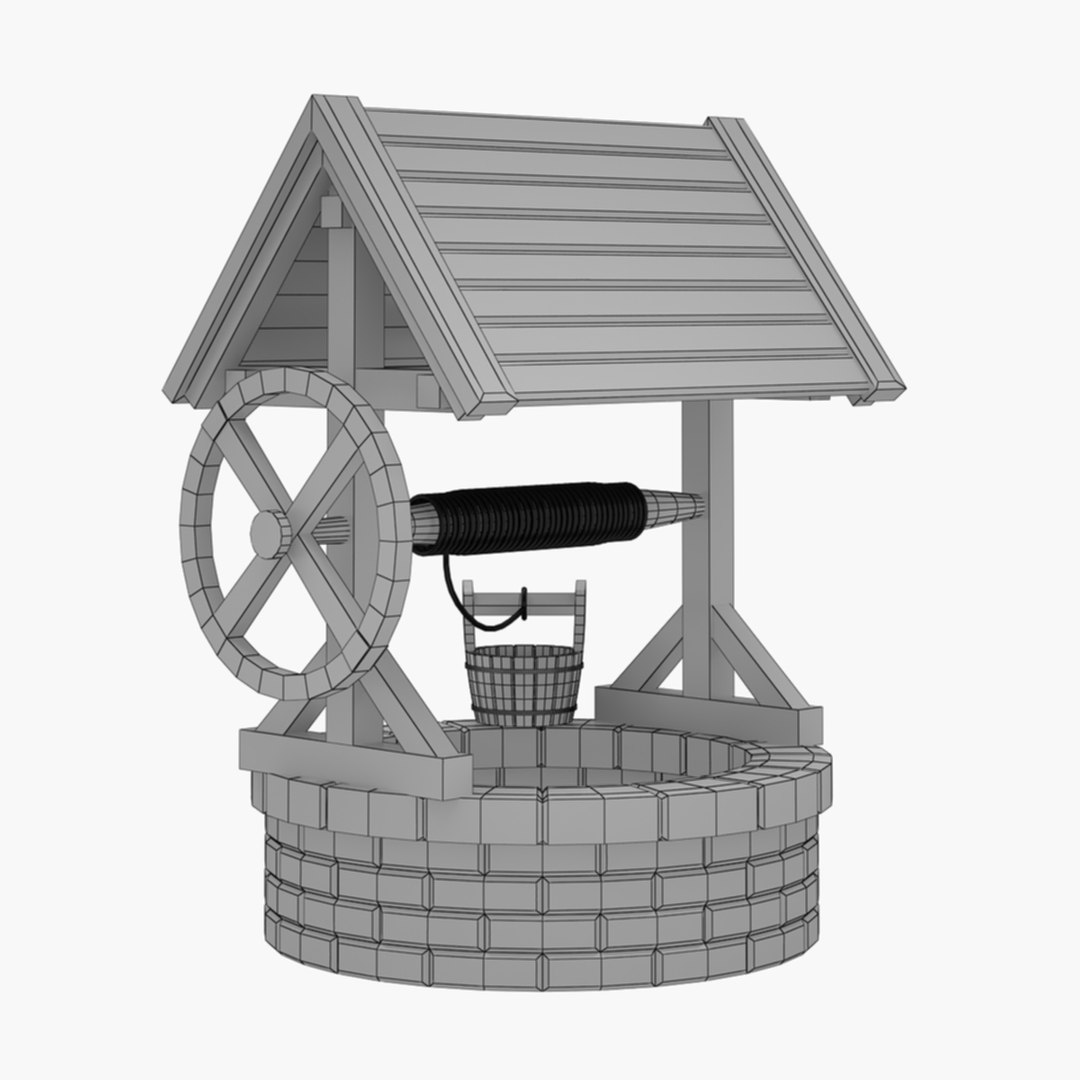 3D Well 01 - TurboSquid 1871374