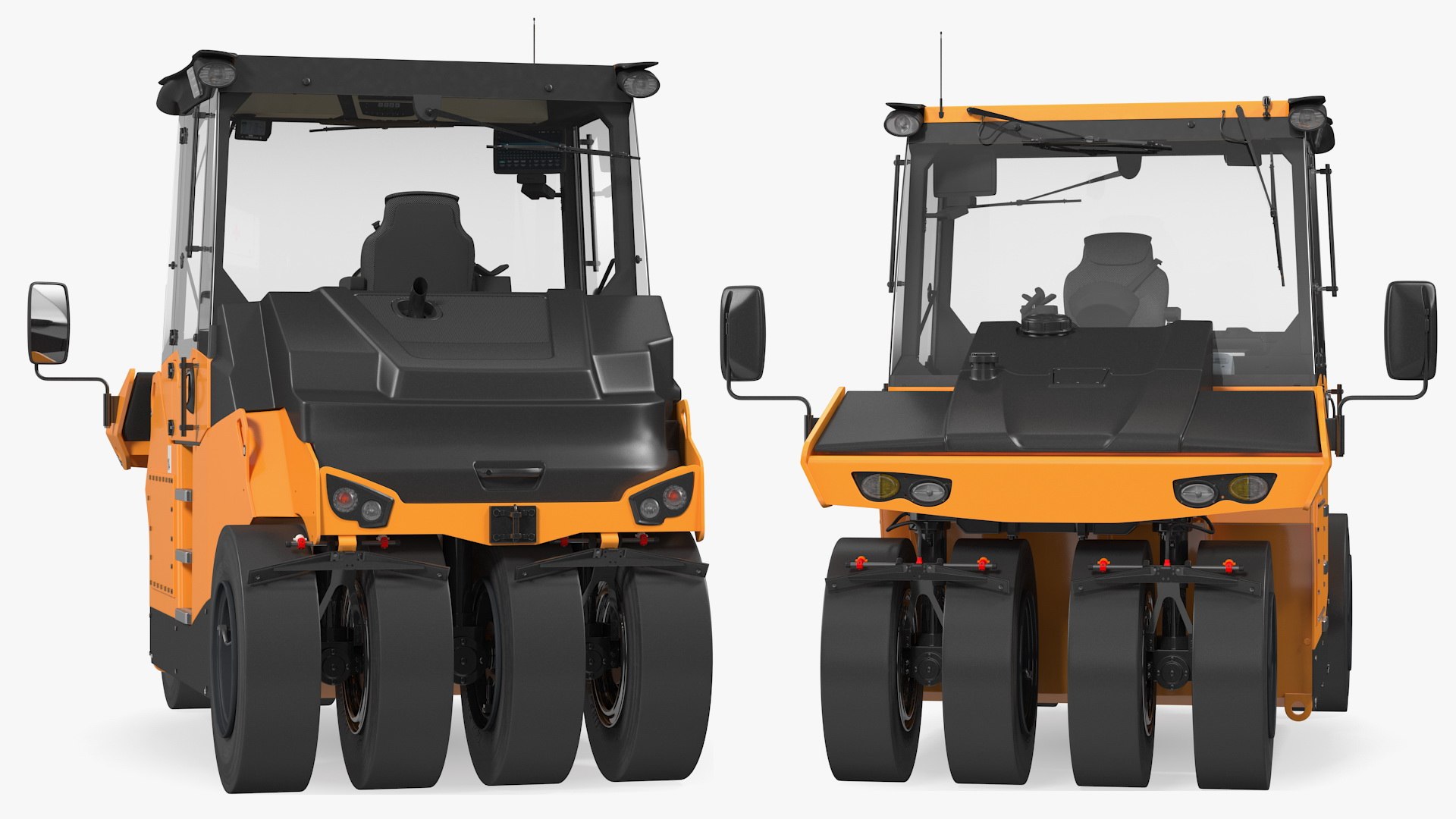 3D pneumatic tyred road roller - TurboSquid 1642225
