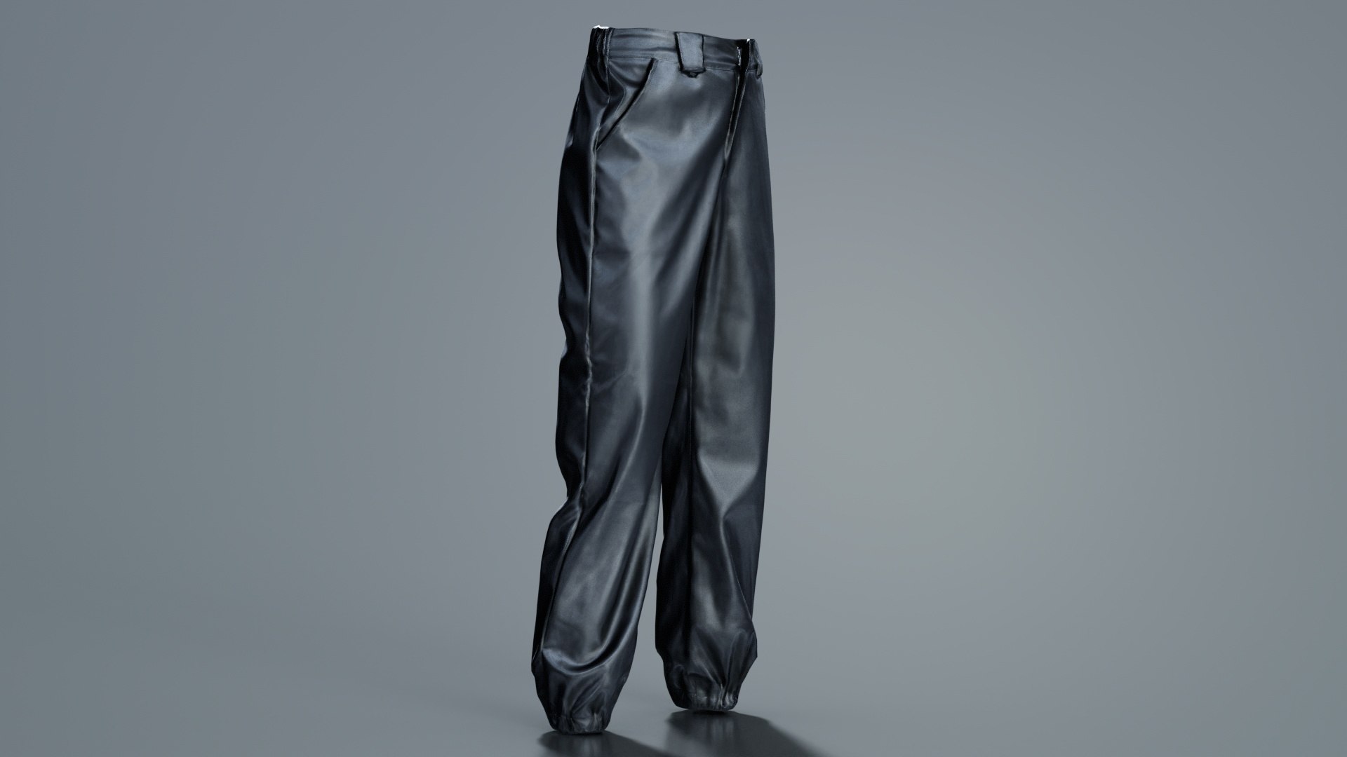 3D Leather Piama Pants Remastered - TurboSquid 2361888