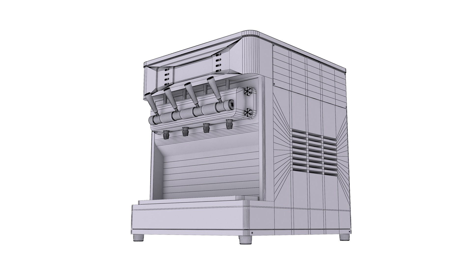 Ice Cream Machine 3D Model - TurboSquid 1901280