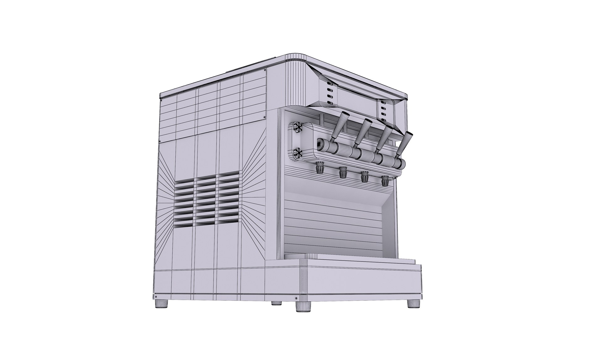 Ice Cream Machine 3D Model - TurboSquid 1901280