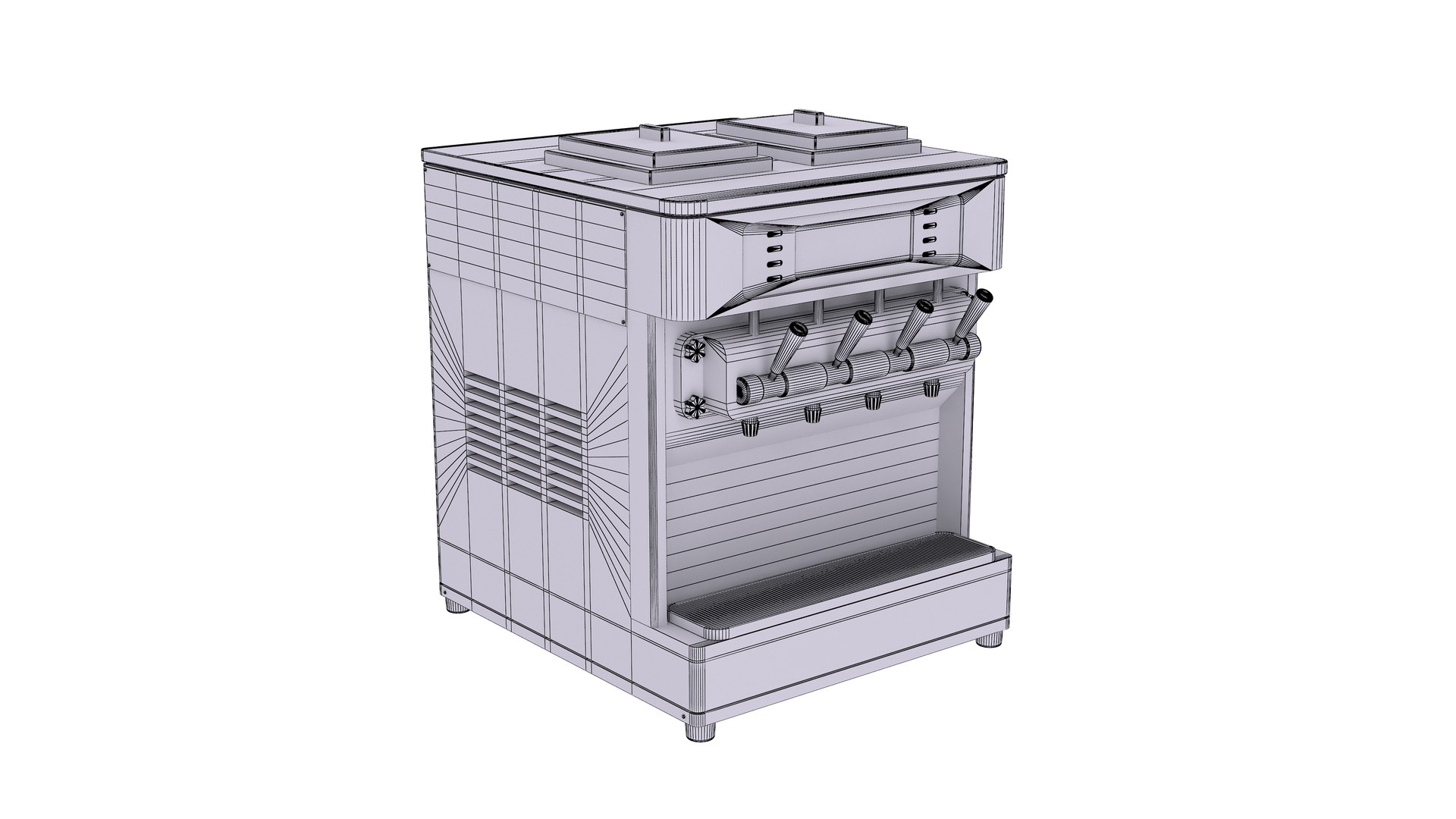 Ice Cream Machine 3D Model - TurboSquid 1901280