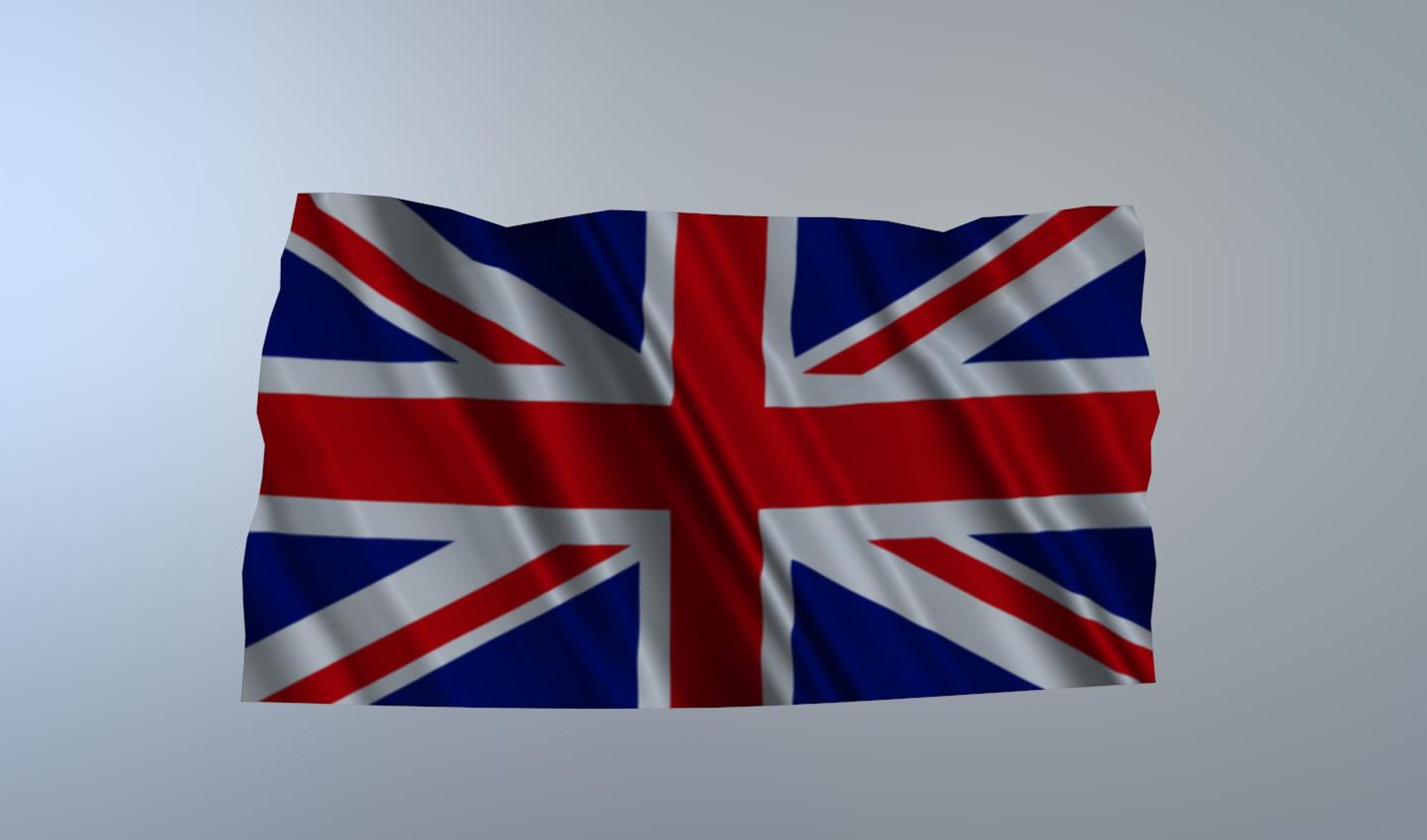 3D Flag United Kingdom - TurboSquid 1239773
