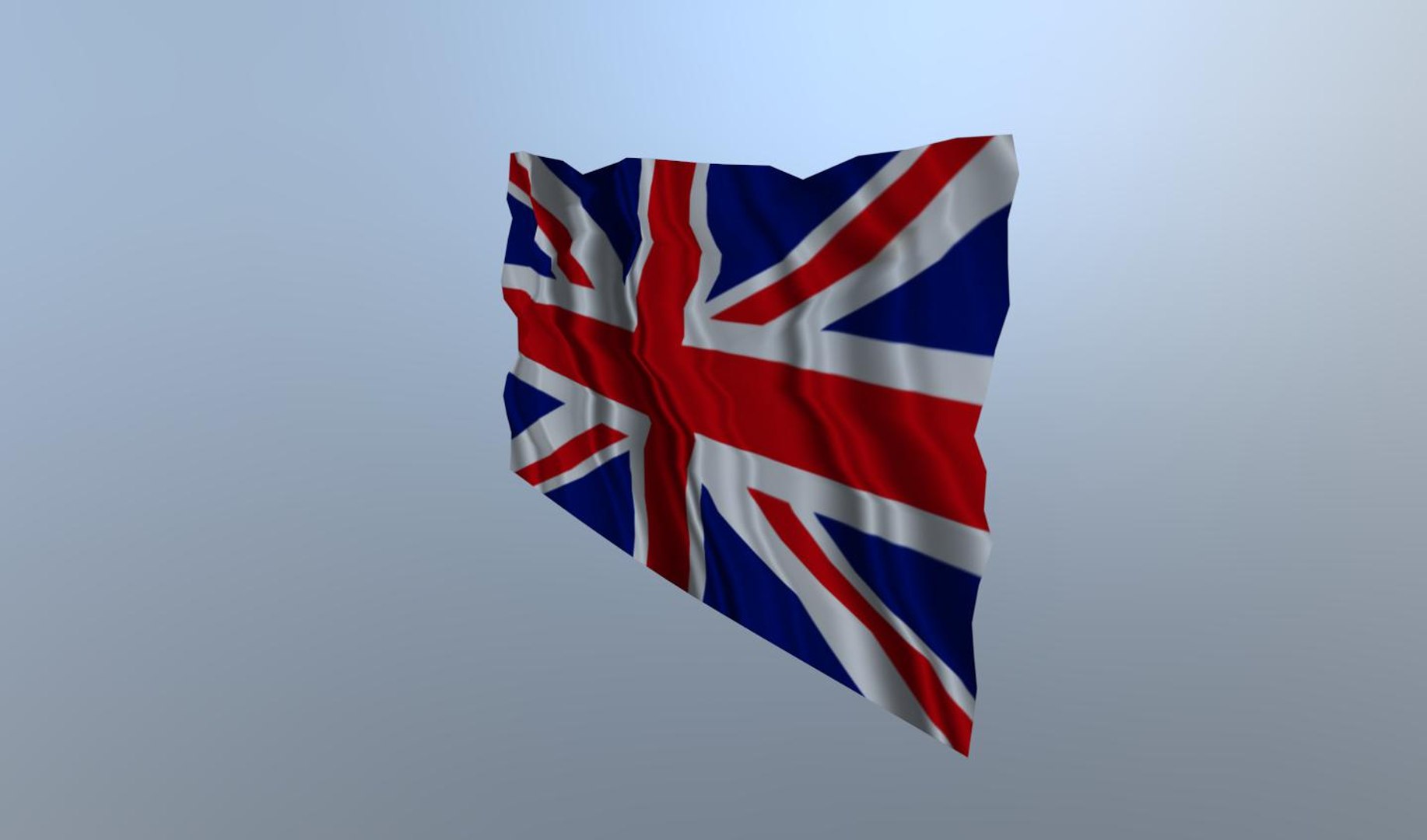 3D Flag United Kingdom - TurboSquid 1239773