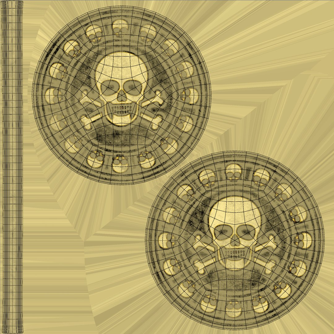 3D Pirate Coin 3D Model - TurboSquid 2116429