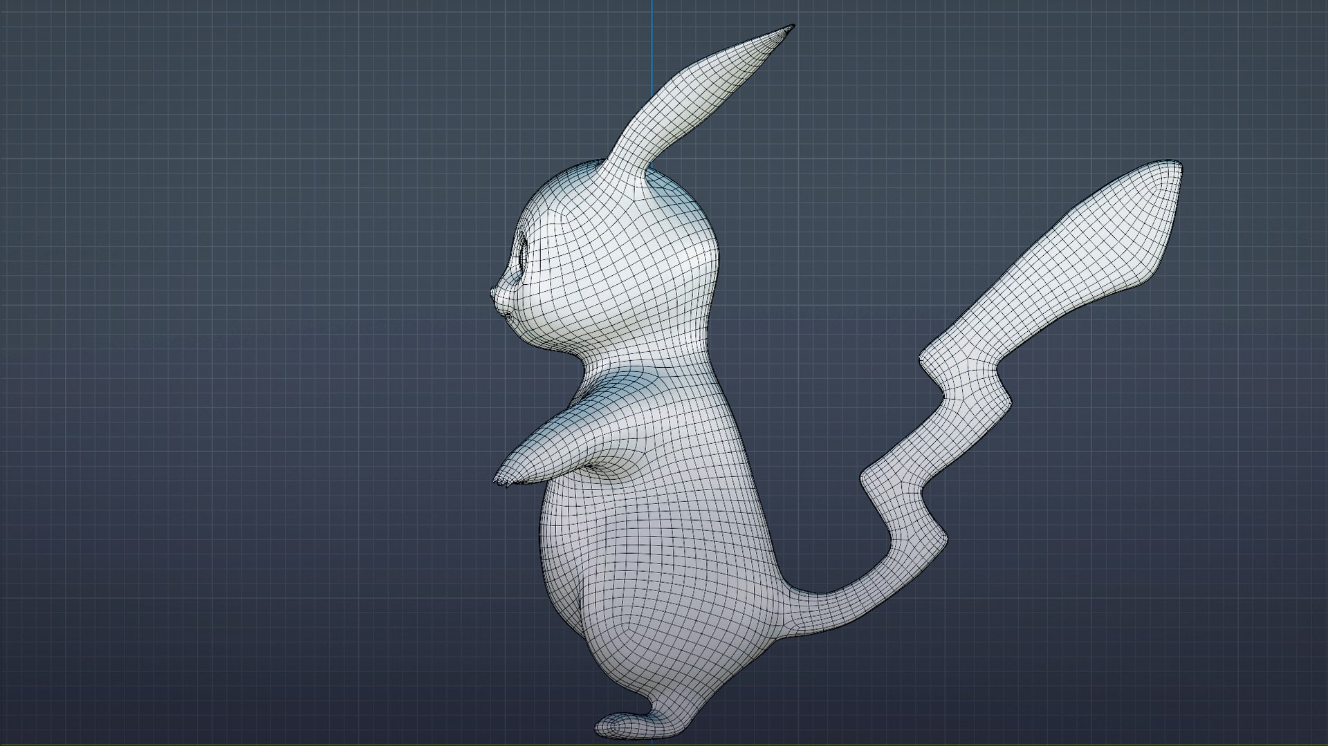 Pikachu - Pokemon Rigged 3d-model For Blender Low-poly 3D Model 3D ...